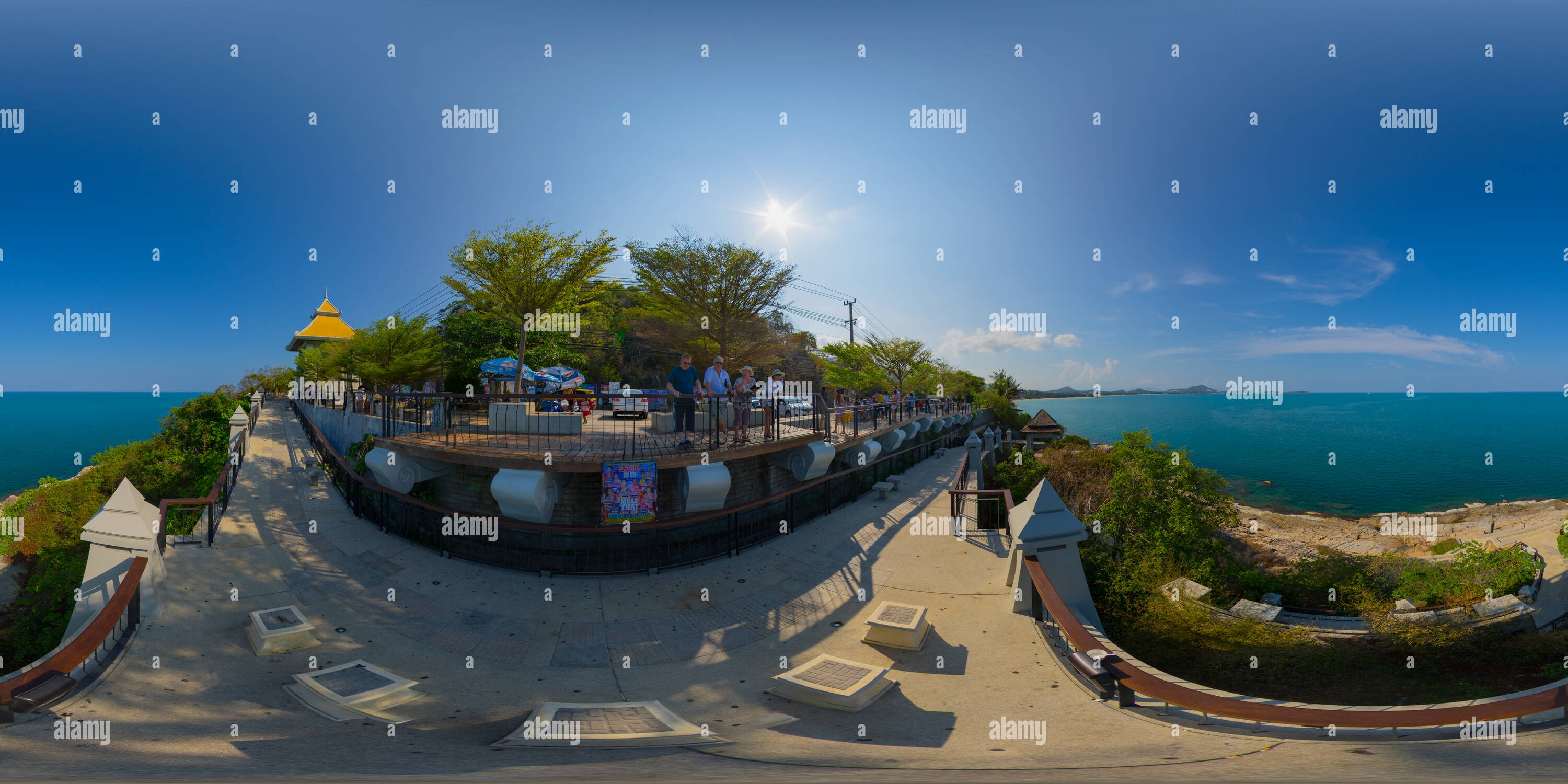 360° view of Lad Koh Viewpoint, Koh Samui - Alamy