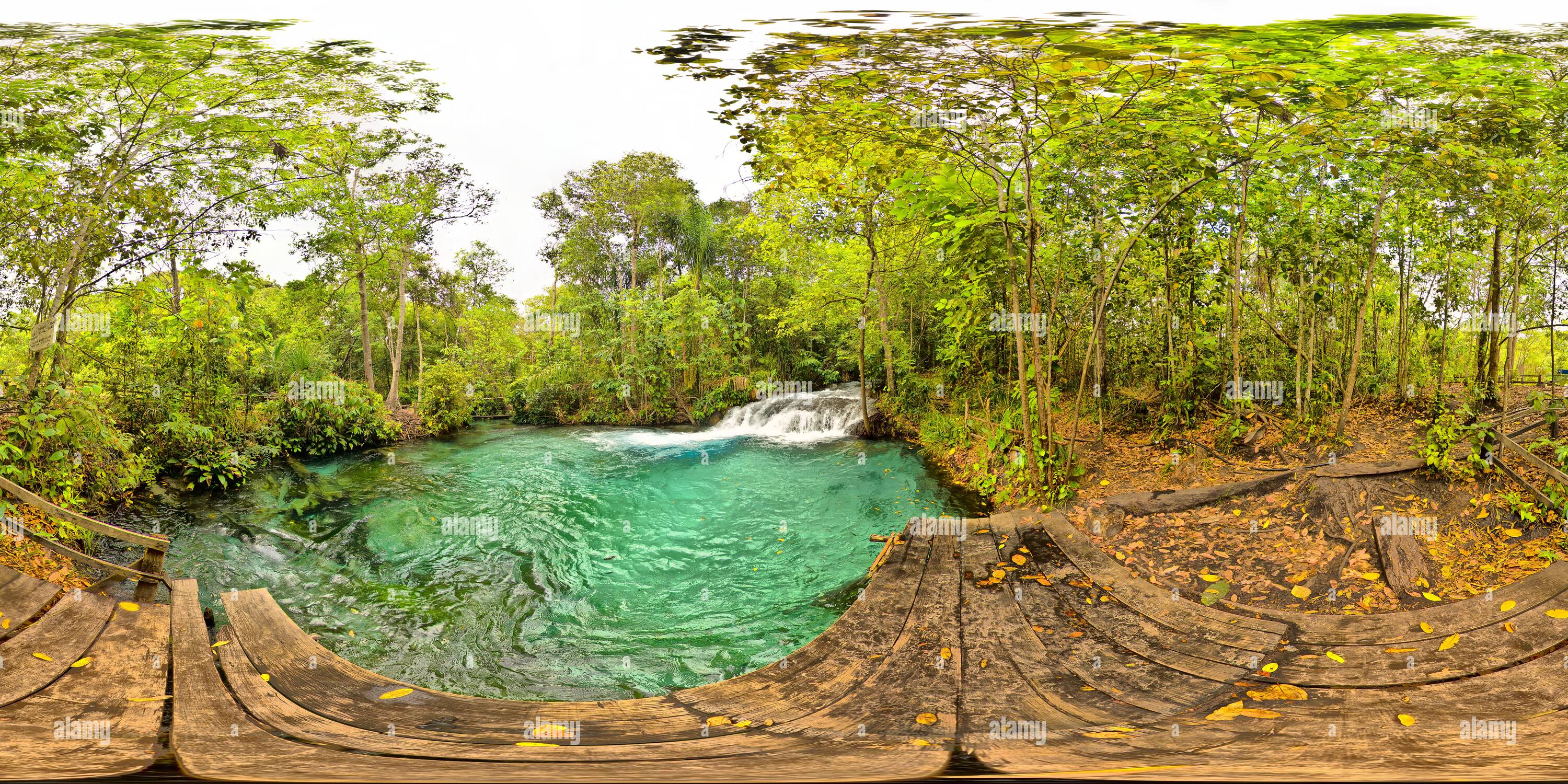 360° view of Cachoeira do Formiga, Jalapão, TO - Alamy