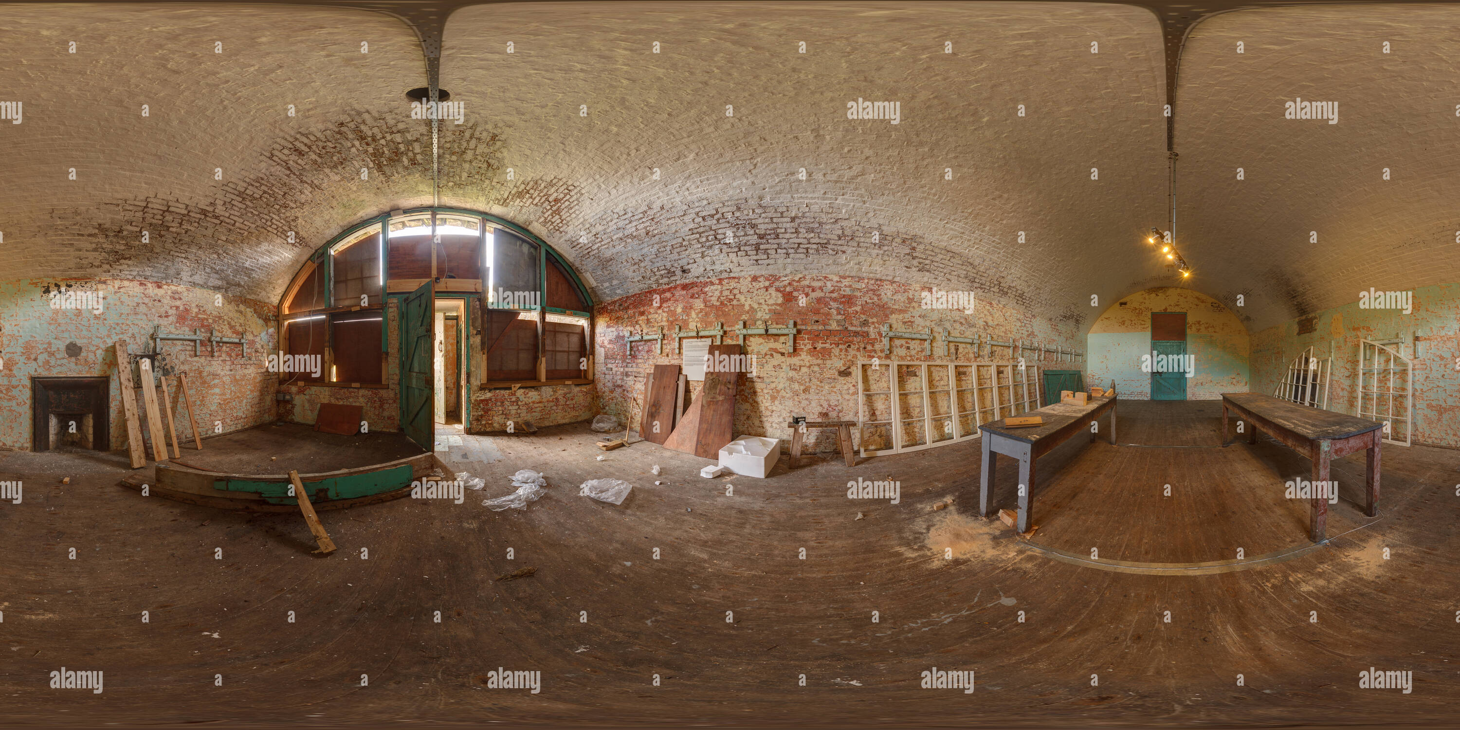 360° view of Camden Fort Workshop - Alamy