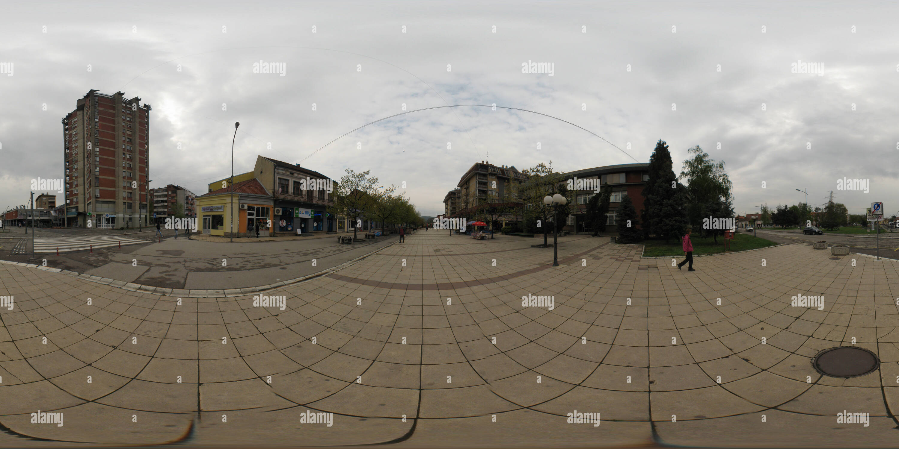 360° view of Trstenik - Town Centre on a Cloudy Day-1 - Alamy