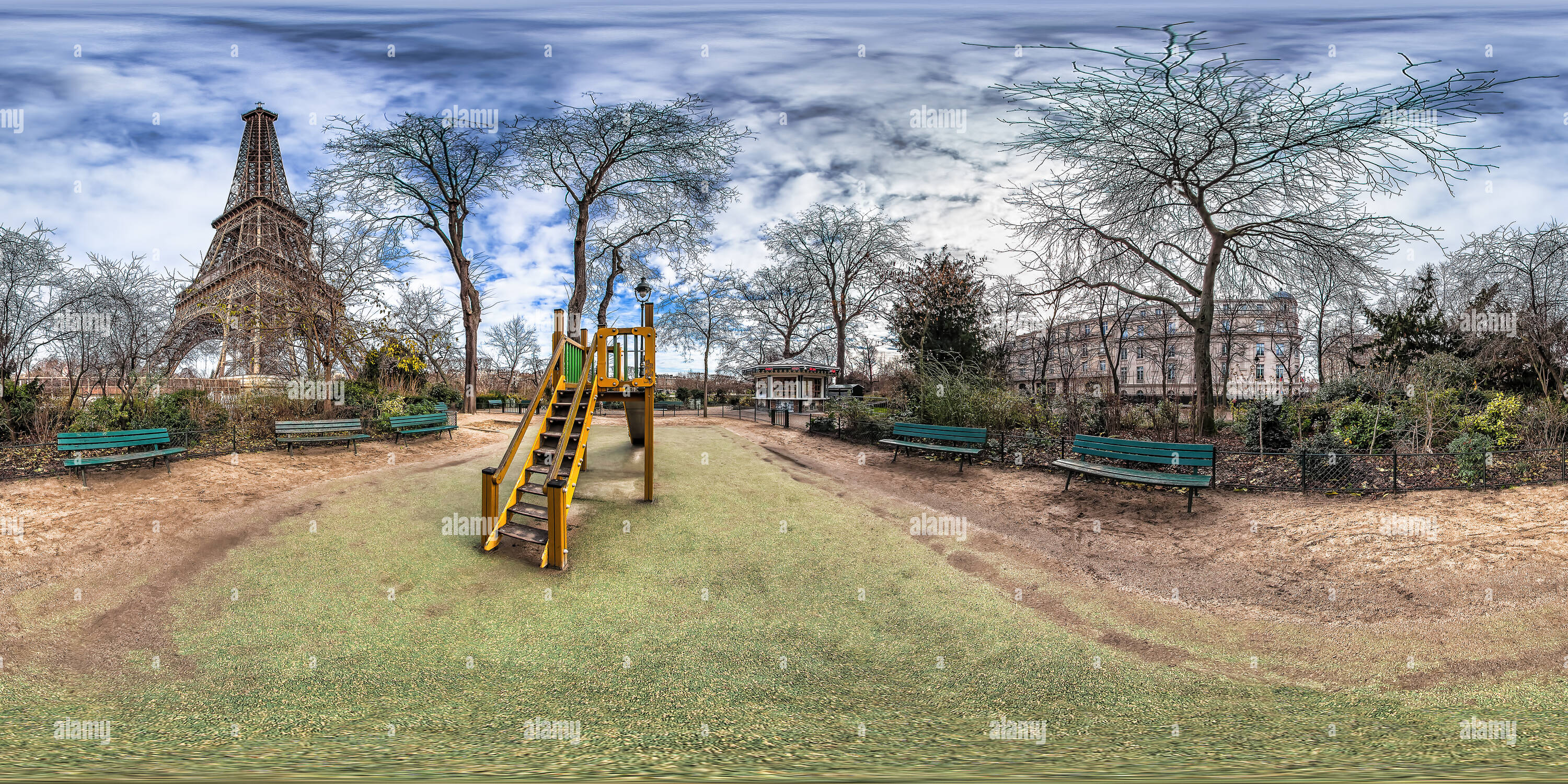 360° view of Playground at Champ de Mars – Av. Gustave Eiffel - Allée ...