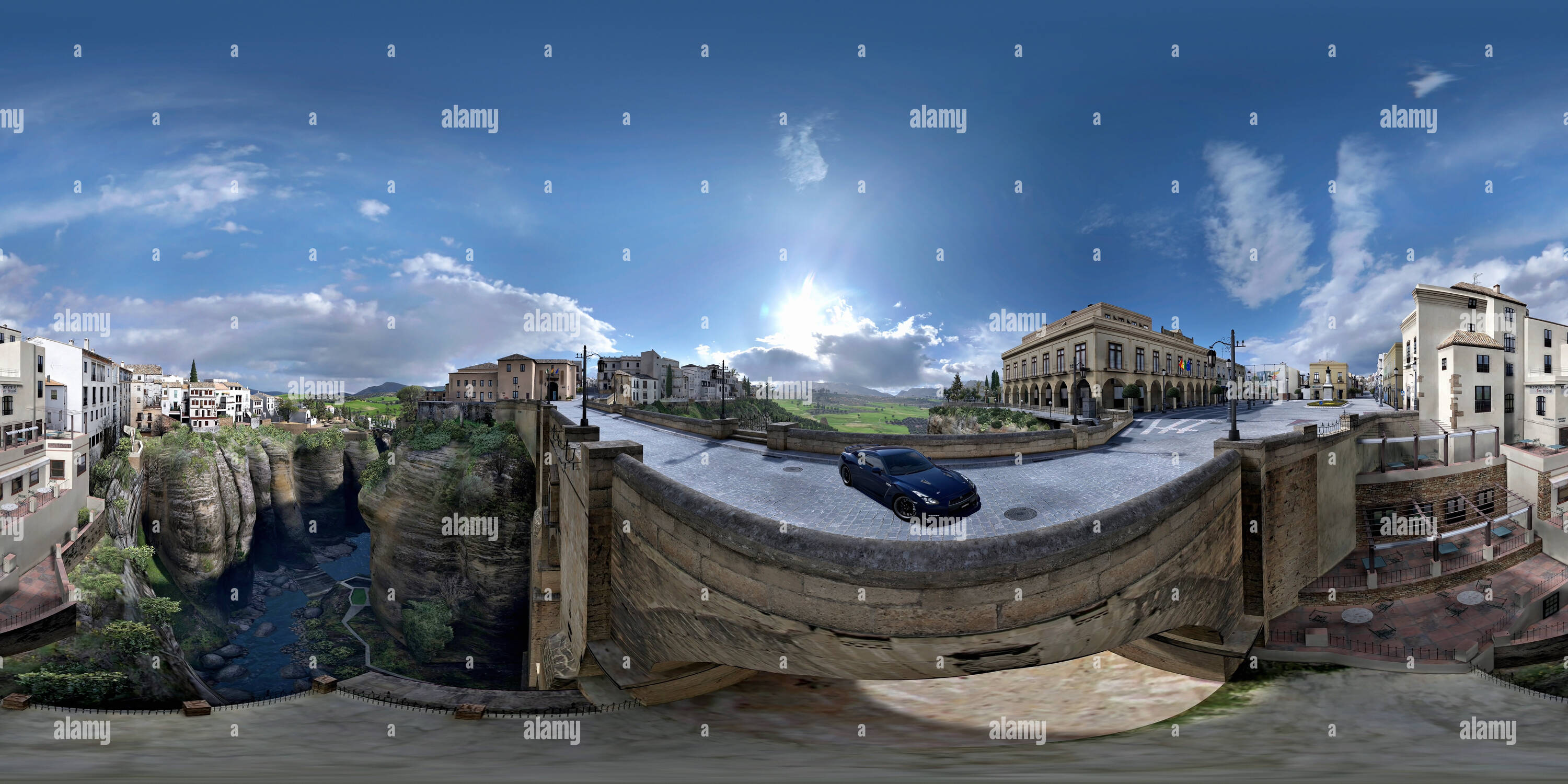 360° view of Gran Turismo - R35 in Ronda Spain - Alamy