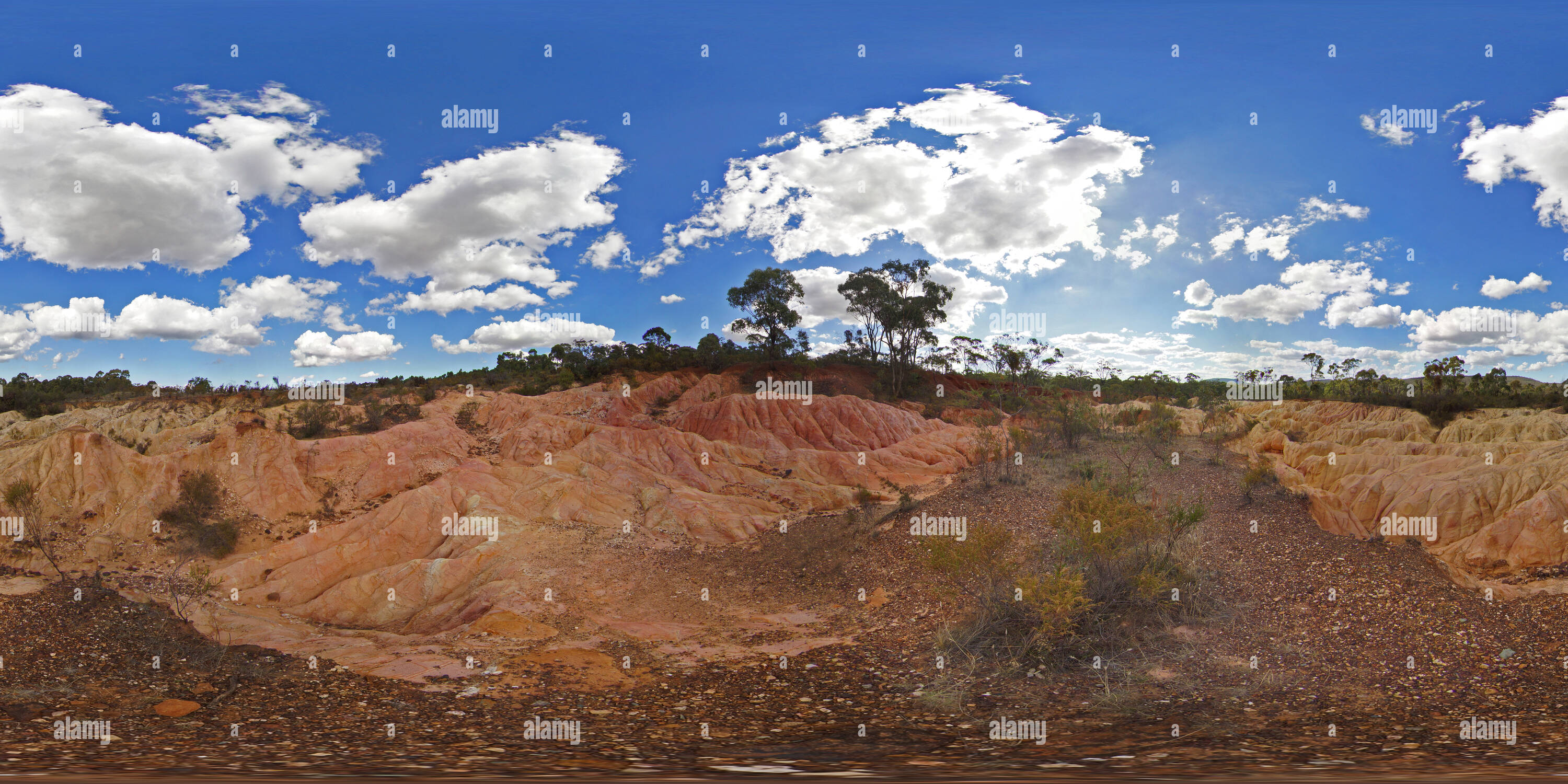 360° view of Pink Cliffs Geological Reserve - Alamy