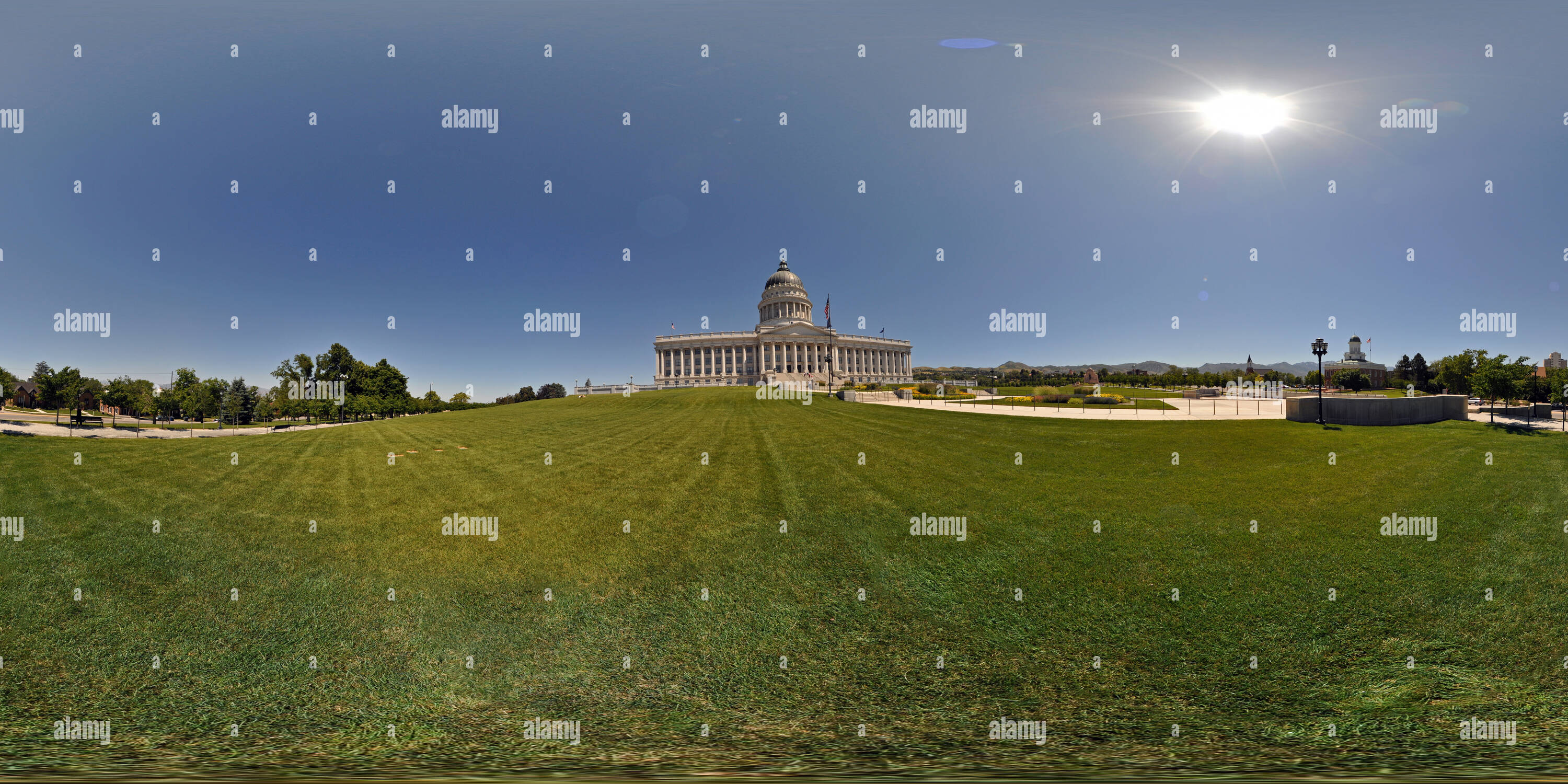 360° view of Capitol Hill - Salt Lake City, Utah - Alamy