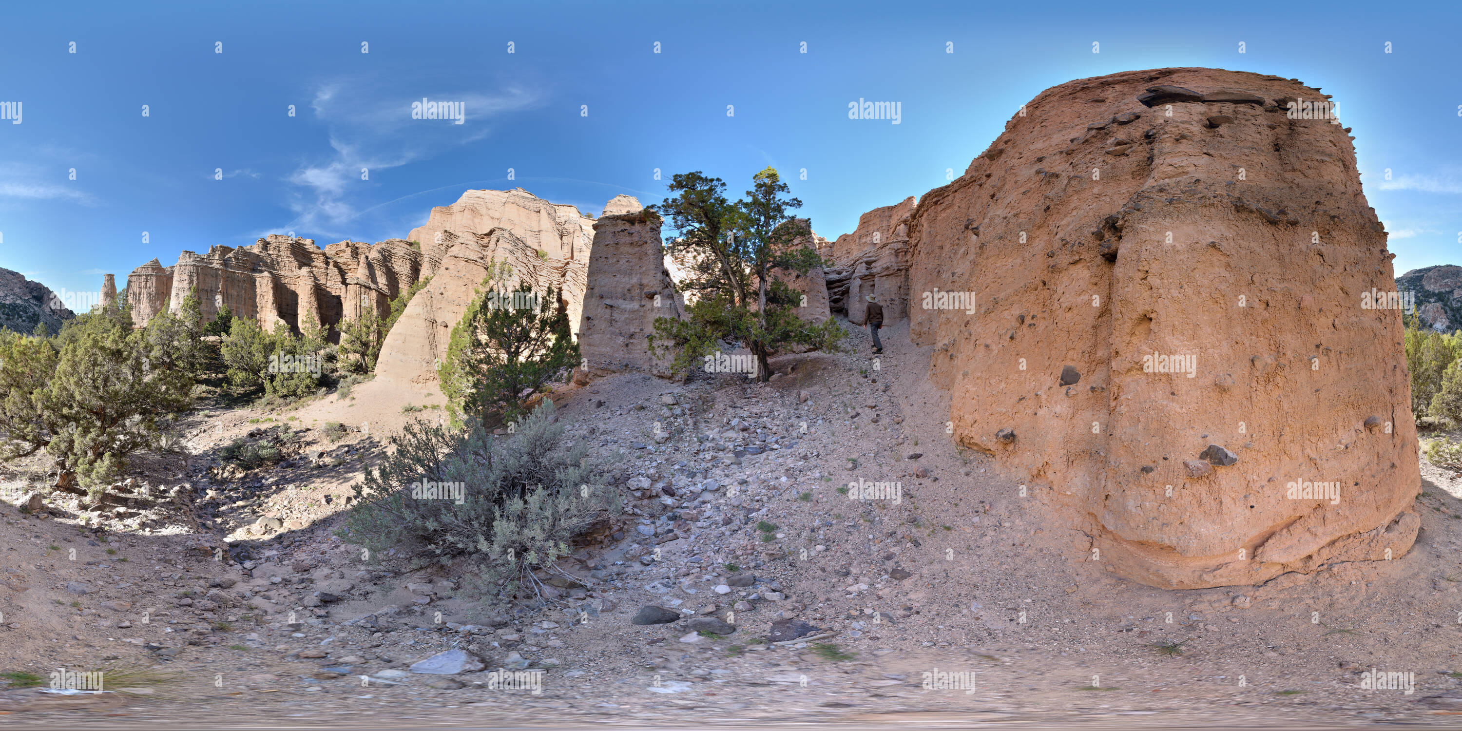360° view of Castle Rock CG, Fremont Indian State Park, Utah, USA - Alamy