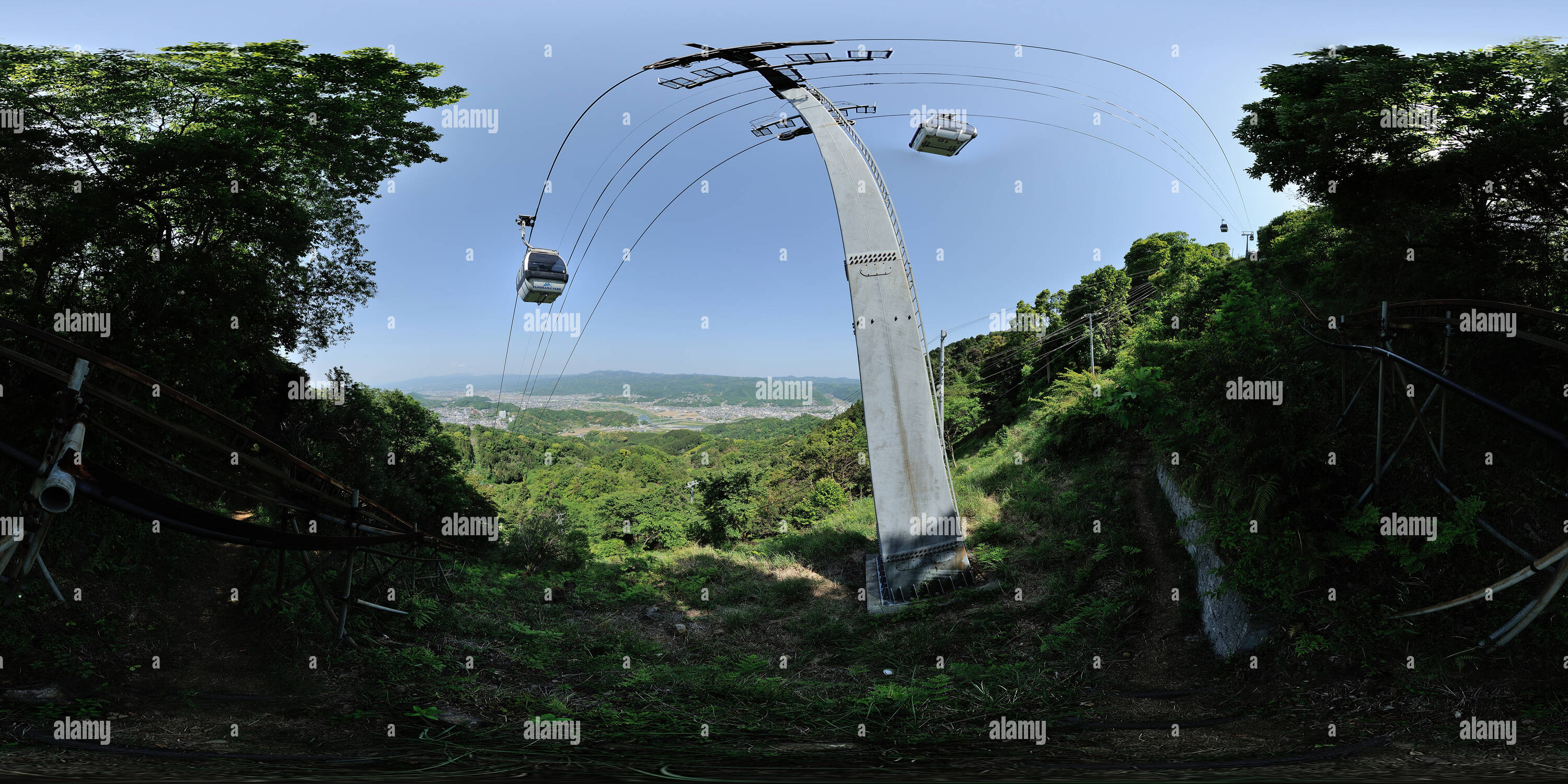 360° view of Izu-no-kuni panorama park ropeway - Alamy