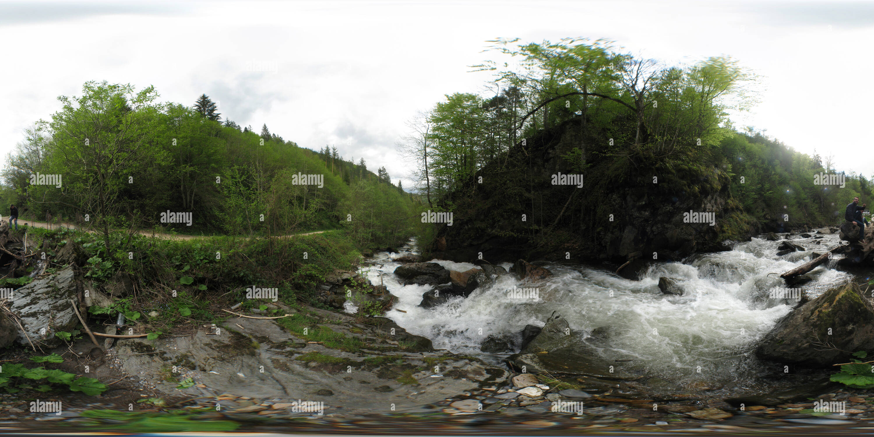 360° view of Ivanjica - The Dajic River on Mt. Golija - Alamy