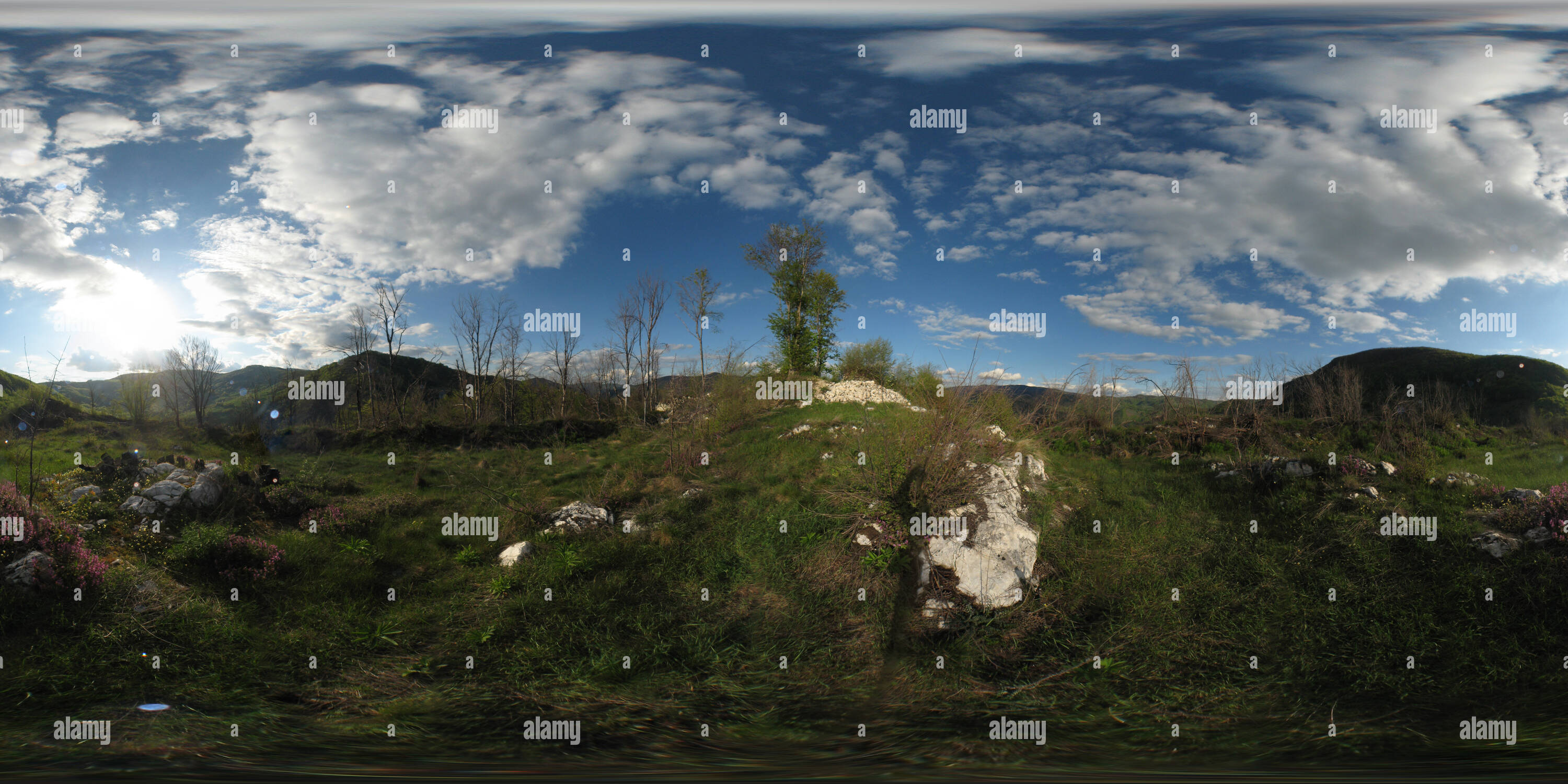 360° view of Ivanjica - Medieval Fortress near Ercege (courtyard - Alamy