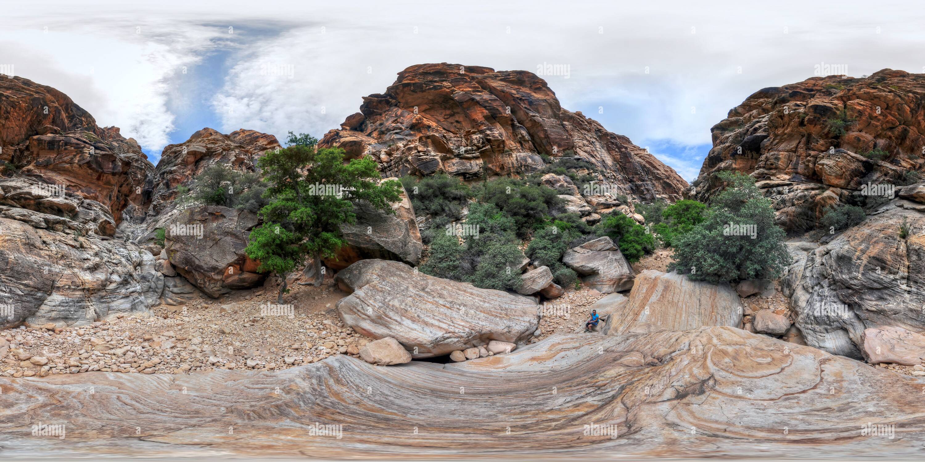 360° view of Ice Box Canyon 03, Red Rock Canyon, Nevada - Alamy