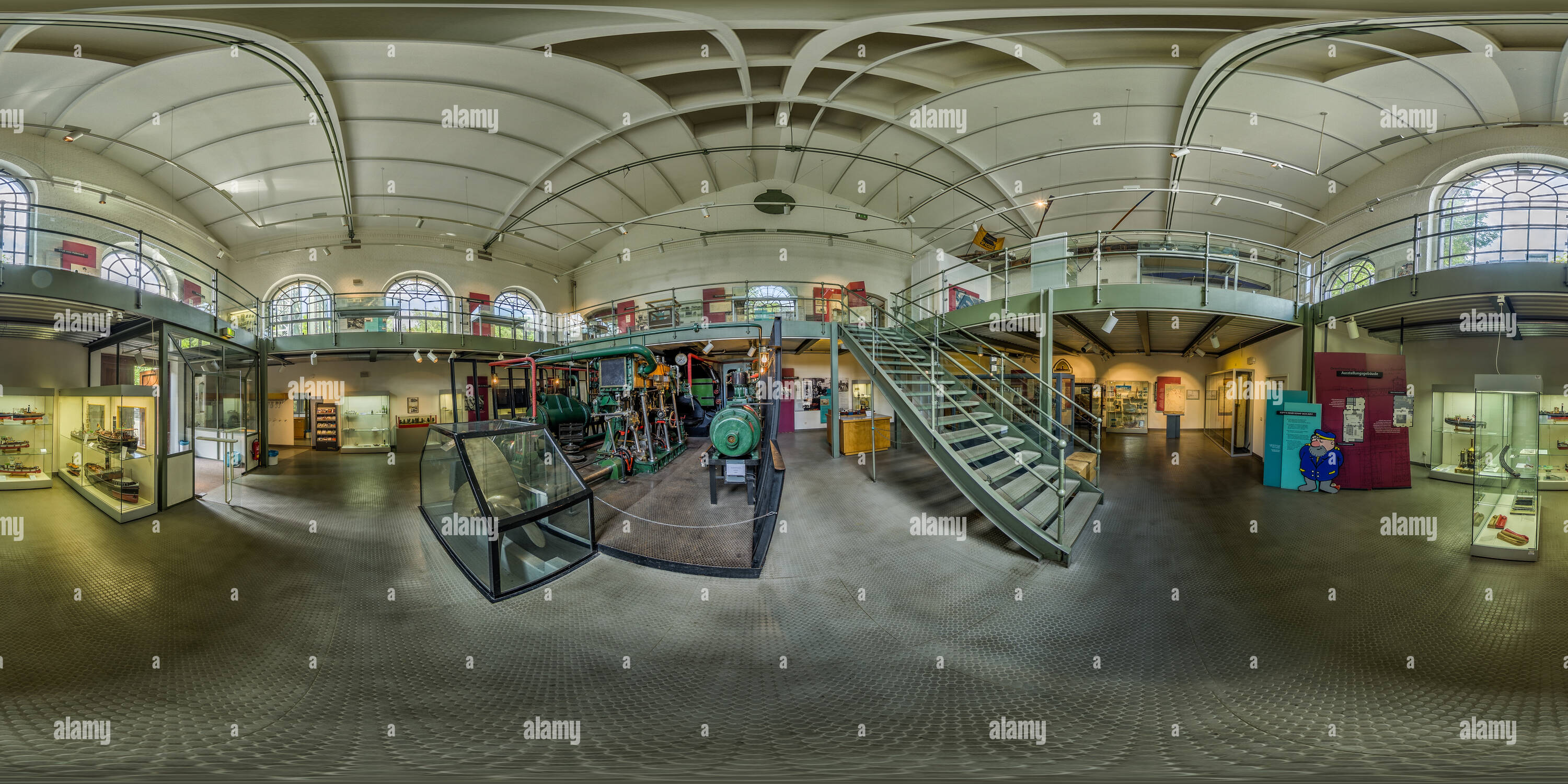 360° view of Ship Elevator Machine House - Alamy