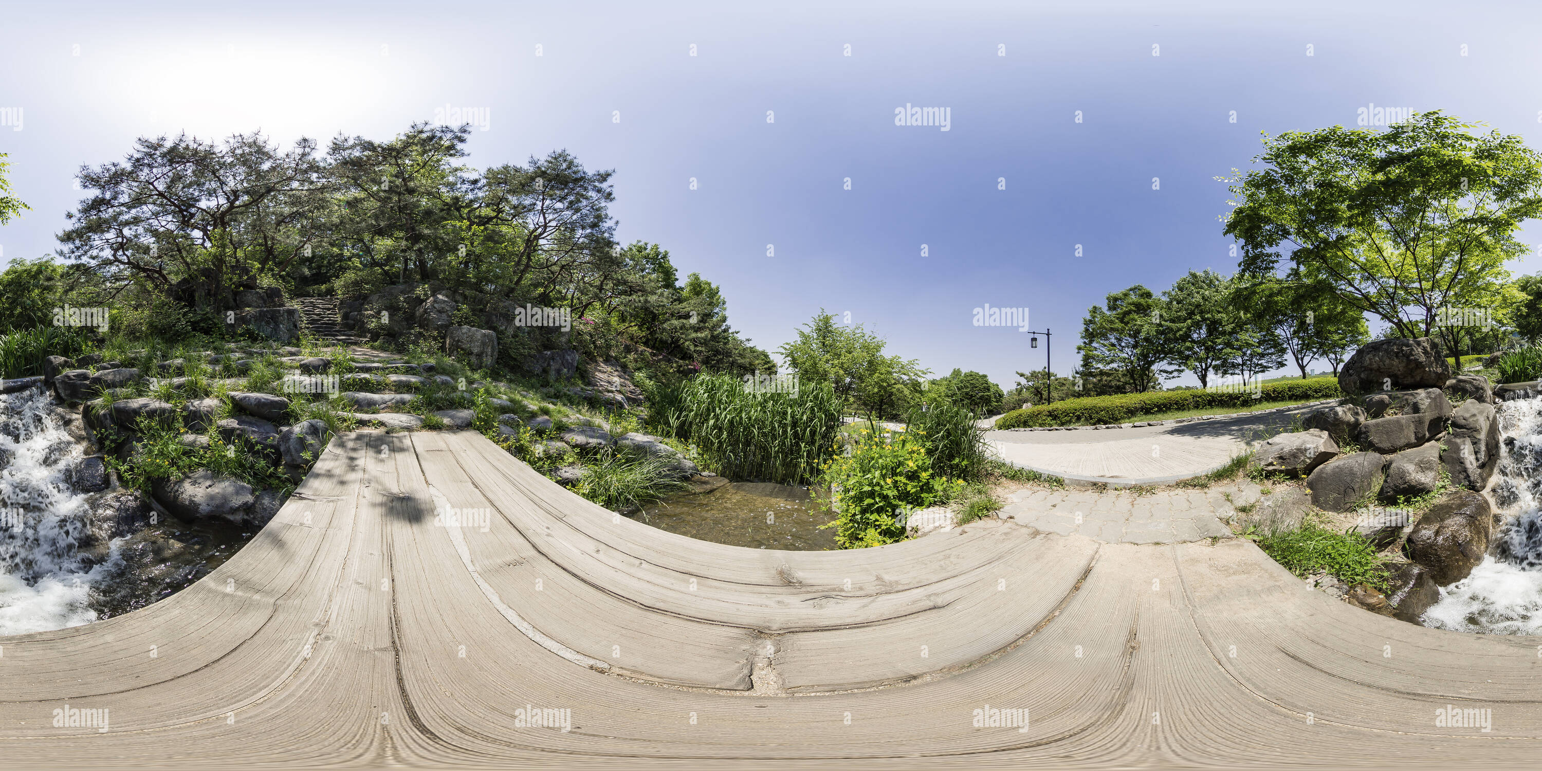 360° view of Namsangol Hanok Village 계류1 - Alamy