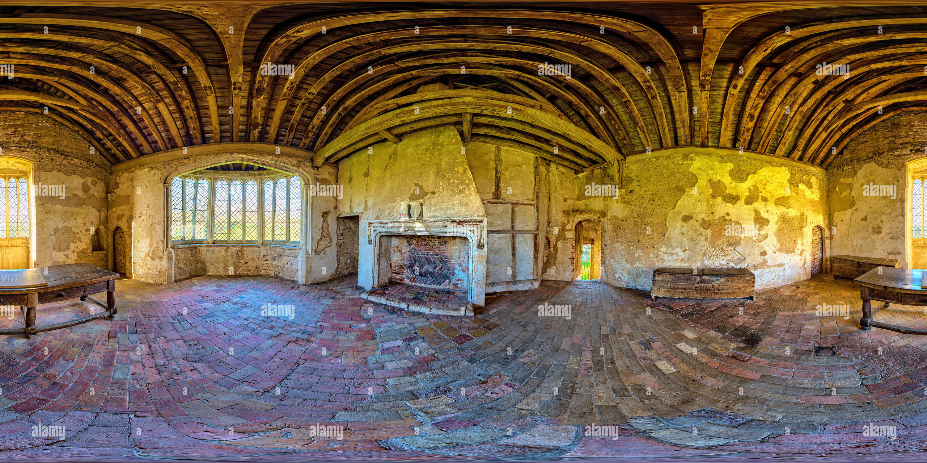 360° view of Castle Acre Inside - Alamy