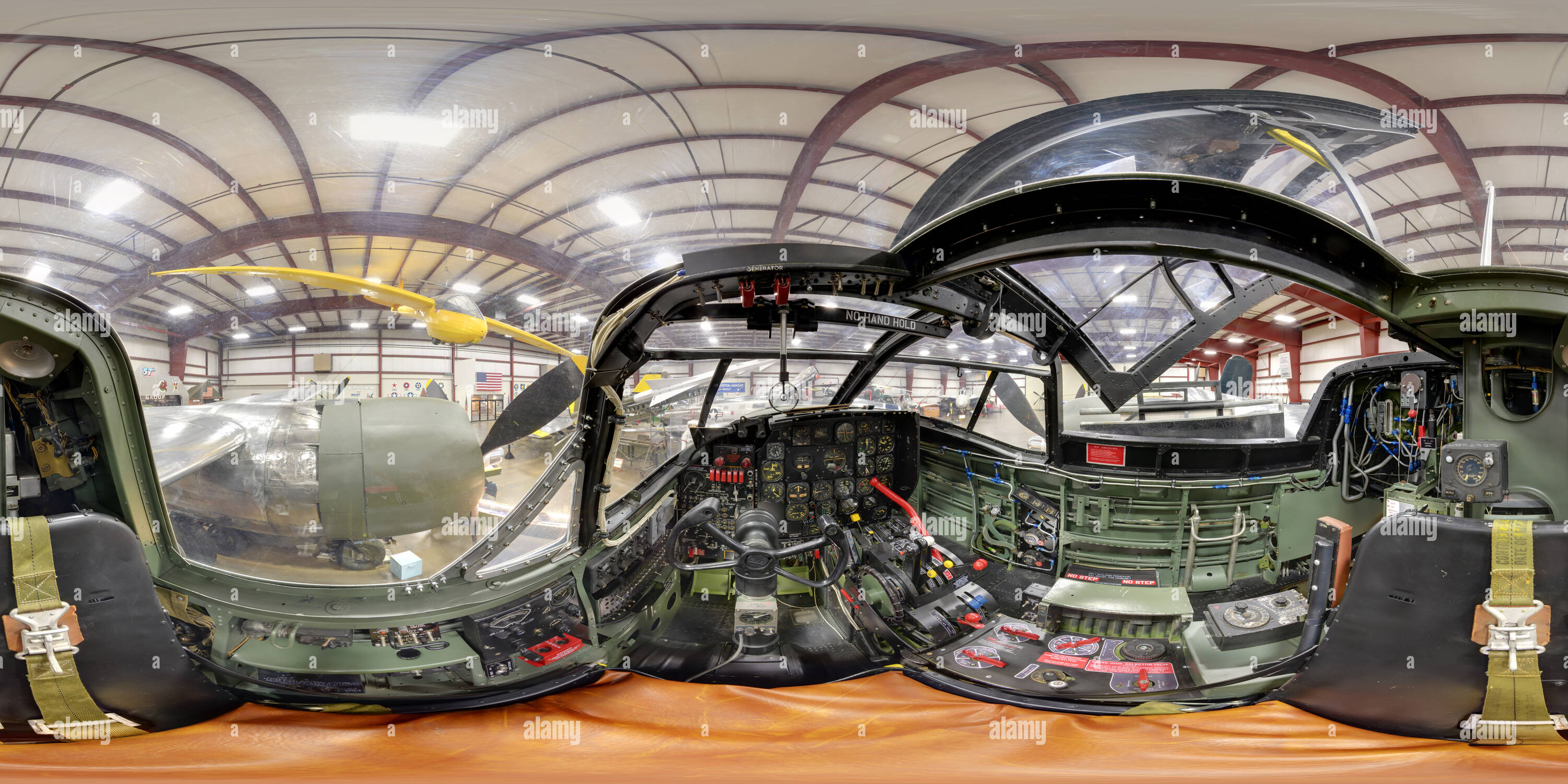 360° view of Douglas A-26C Cockpit - Alamy