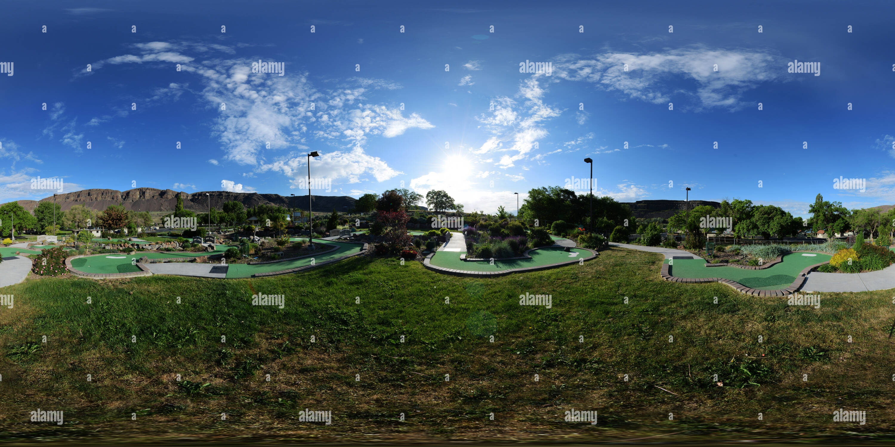 360° view of Mini-Golf Course, Sun Lakes Resort - Alamy