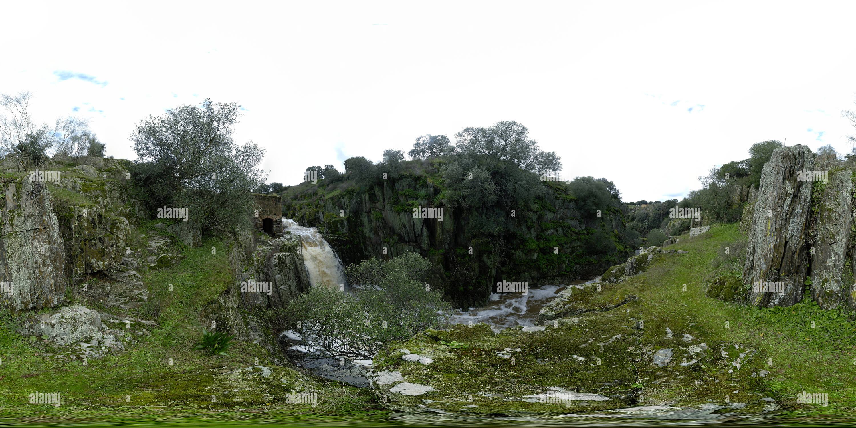 360° view of Spot the Santa Ana. Canyon "El Cabril". 100 mpx - Alamy