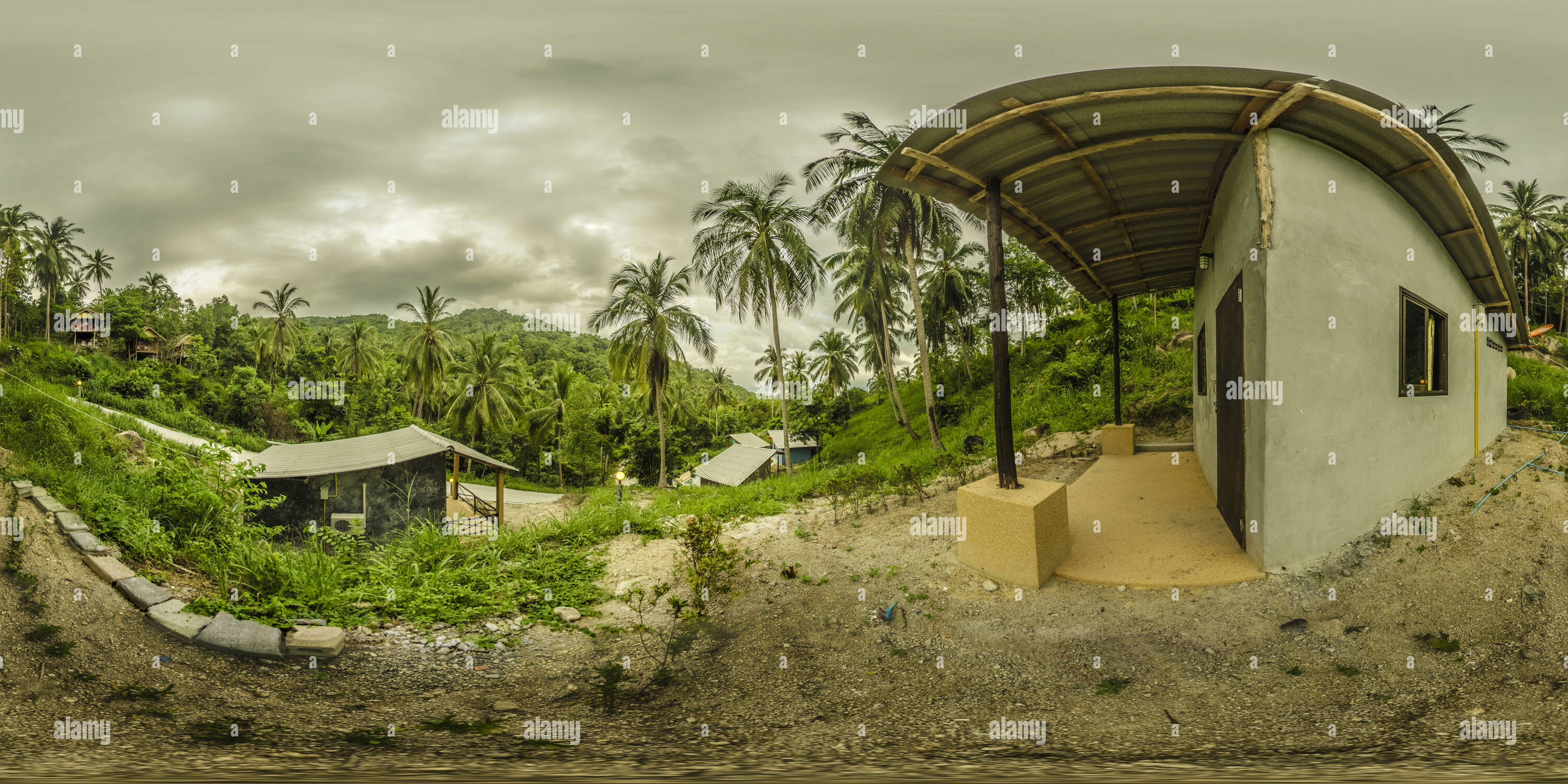 360° view of Koh Phangan architecture by IN - Alamy