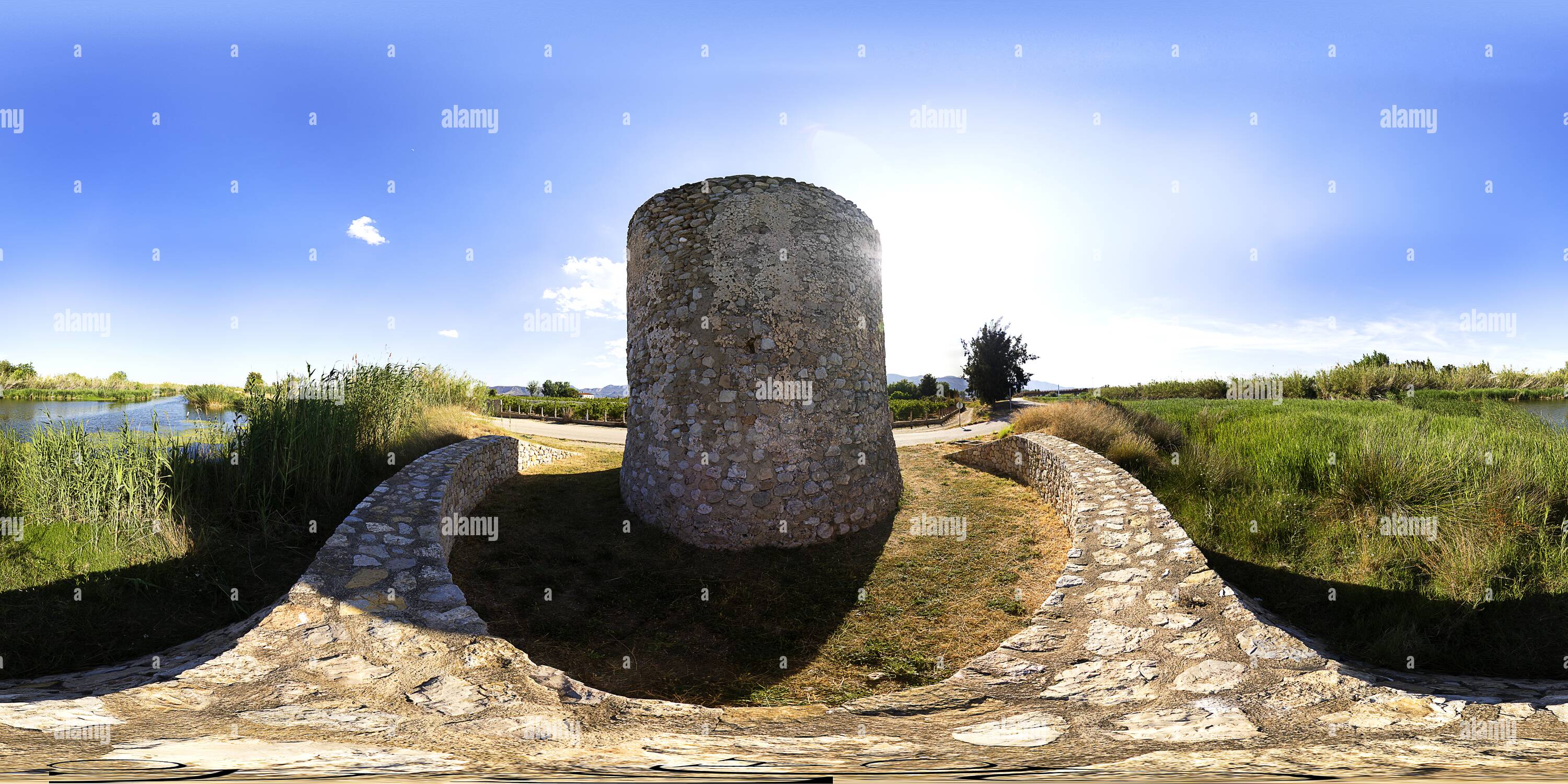 360° view of Torre Guaita, Jaraco (Valencia - Alamy