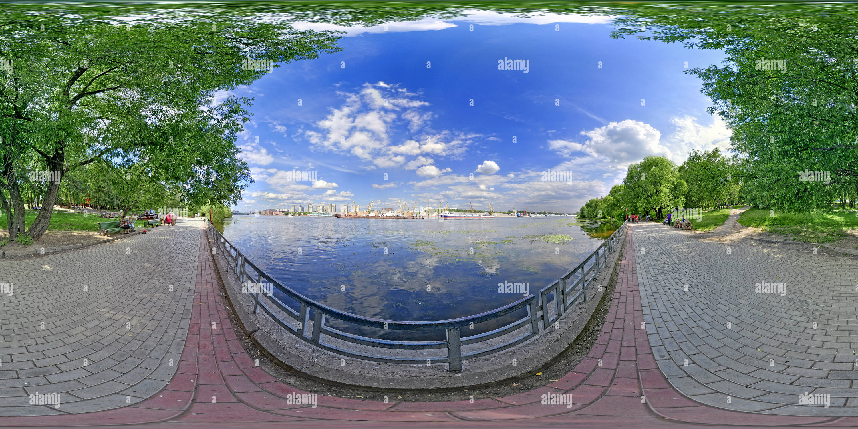 360° view of Moscow-river in Tushino - Moscow - Alamy