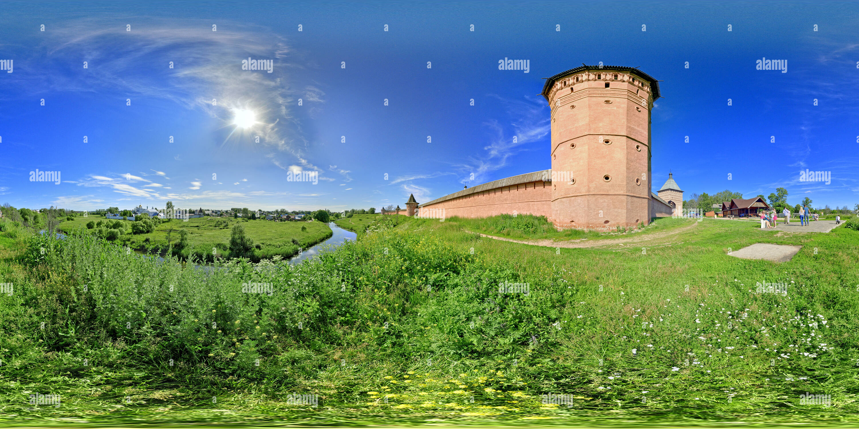 360° view of St. Euthymius monastery - Suzdal - Alamy