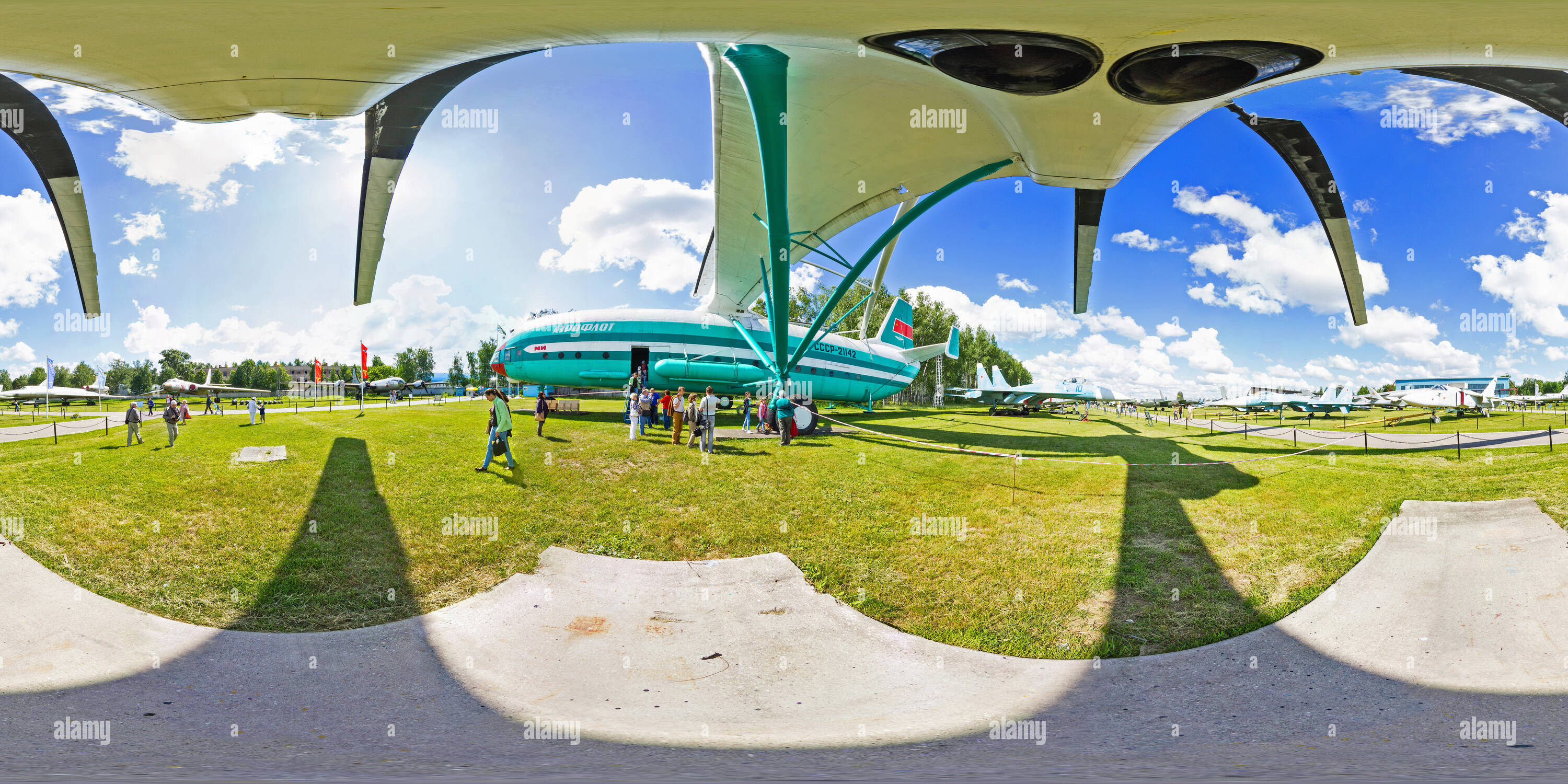 360° view of Museum of Air Force, Helicopter V-12 - Alamy