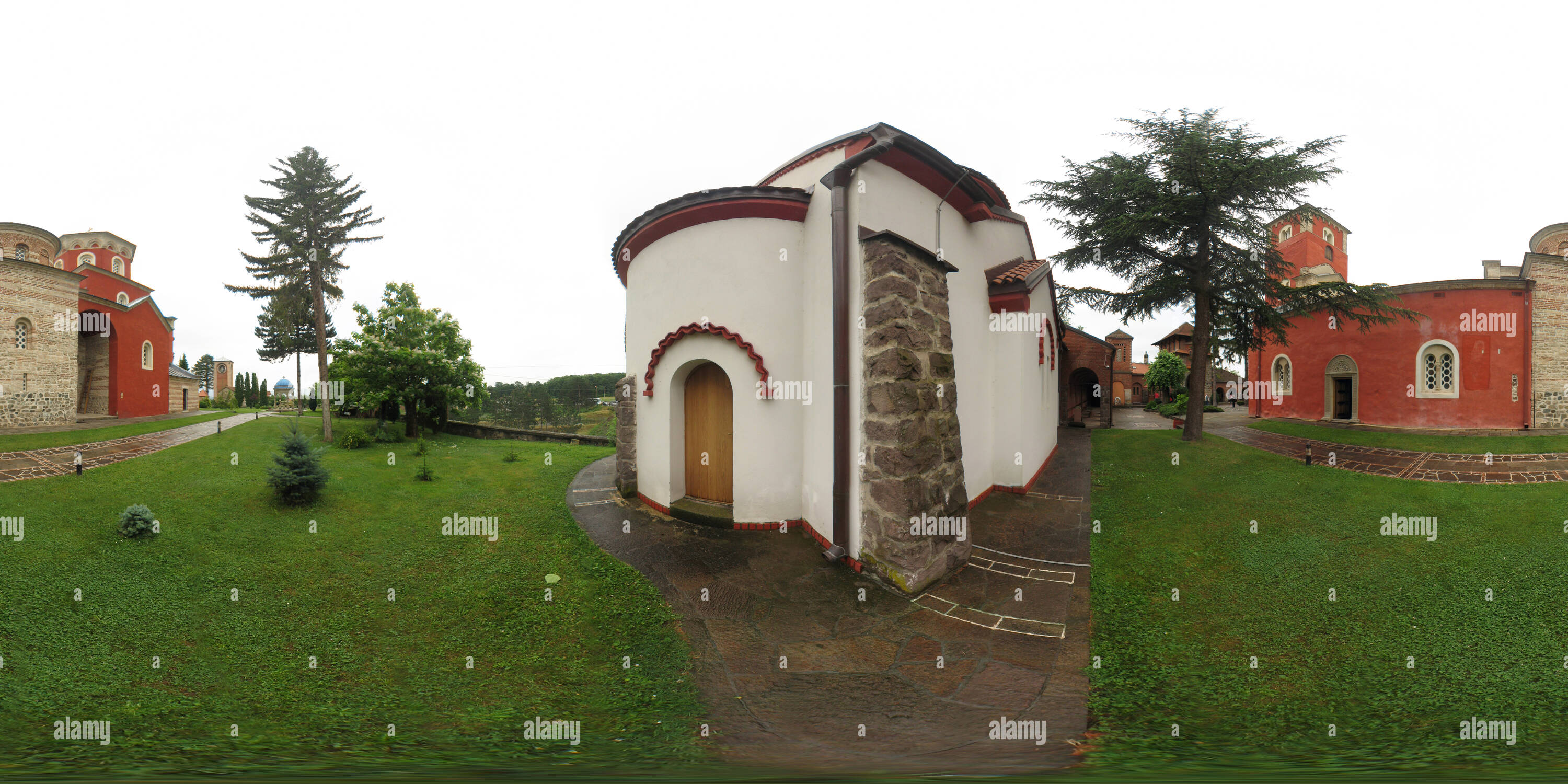 Zica monastery church orthodox kraljevo srbija serbia hi-res stock ...