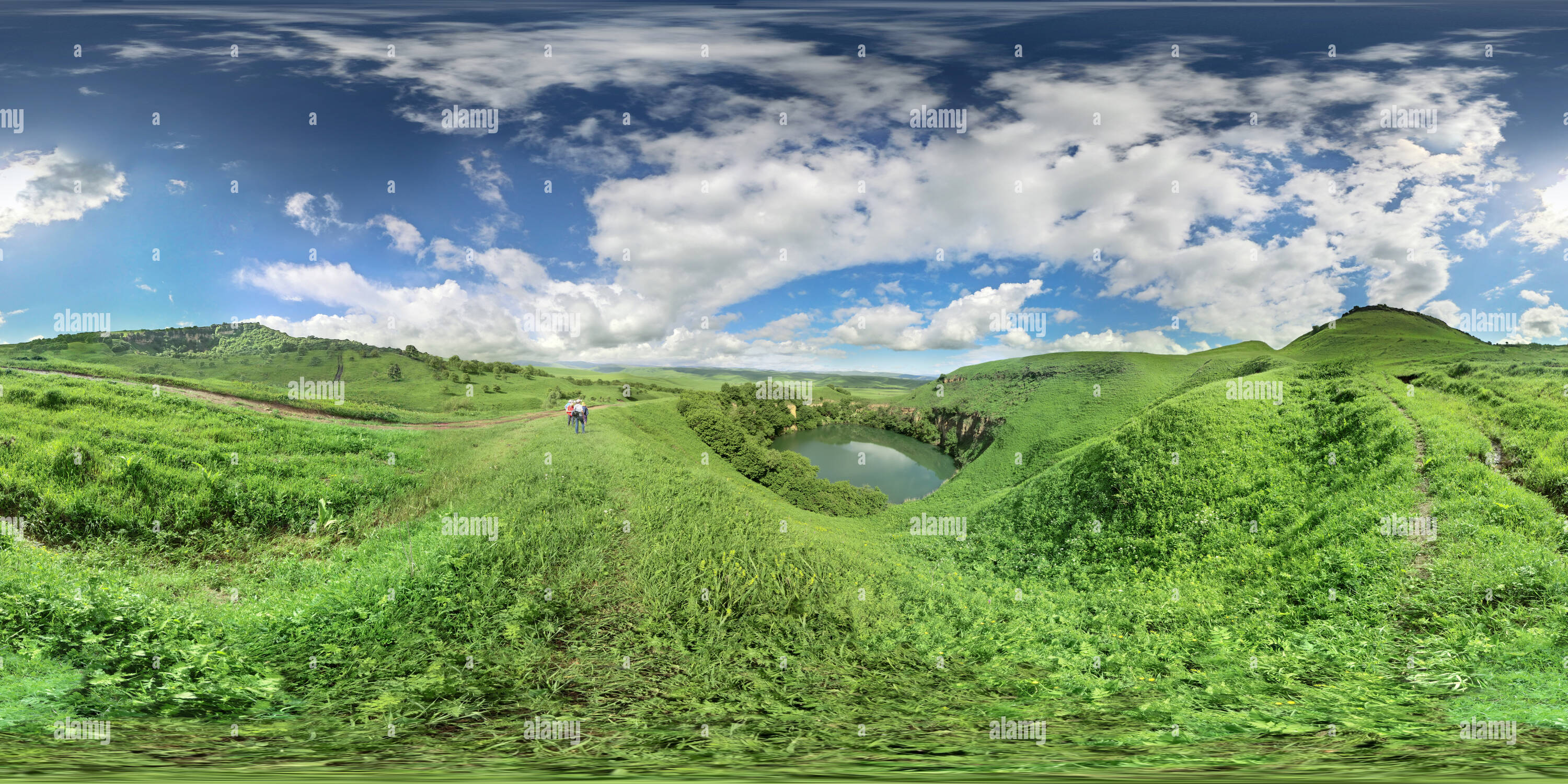 360° view of Shankhore lake (middle - Alamy