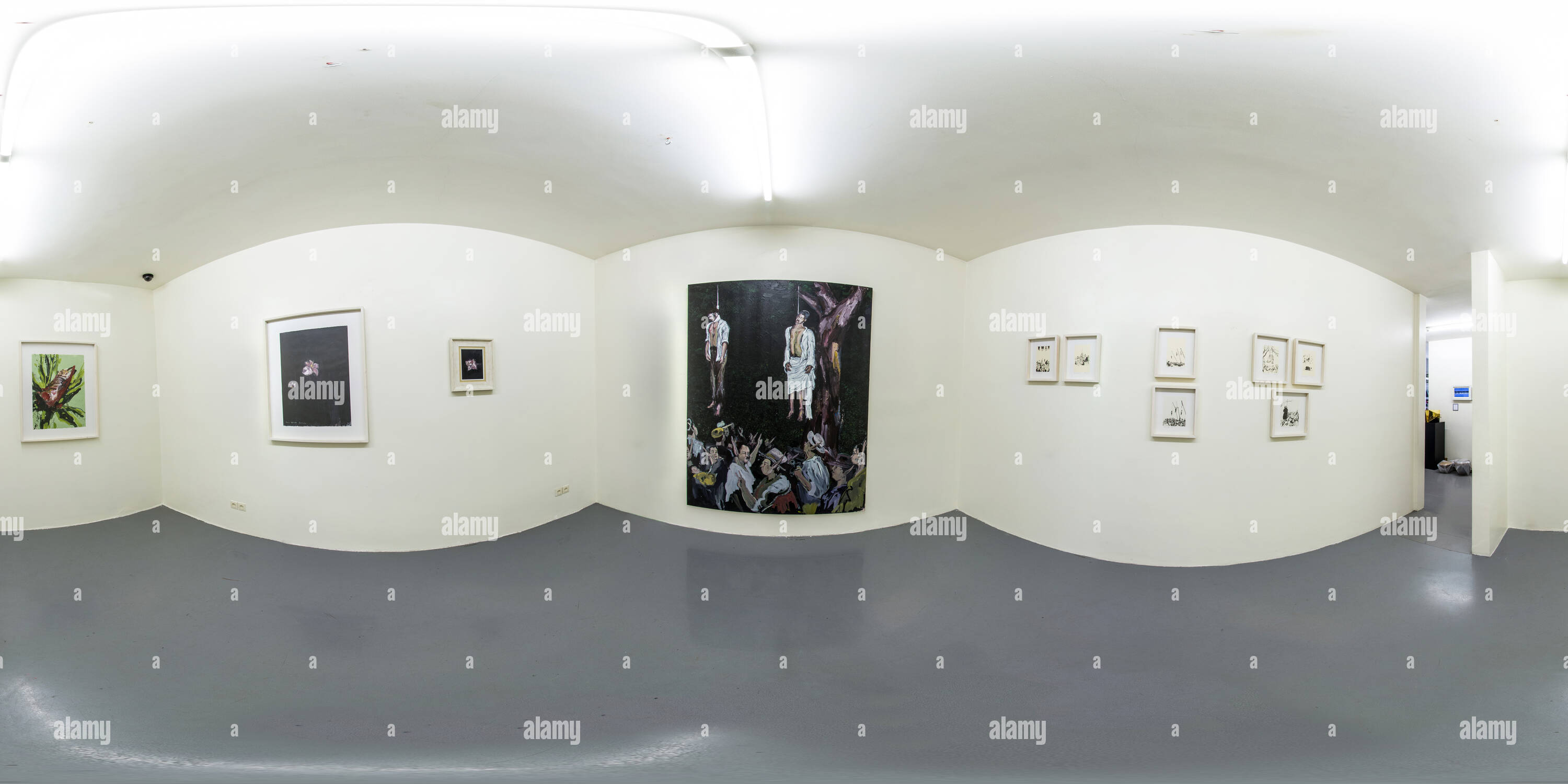 360° view of Etemad Art Gallery Jun 2014 Ramtin Zad Nocturnal 05 - Alamy