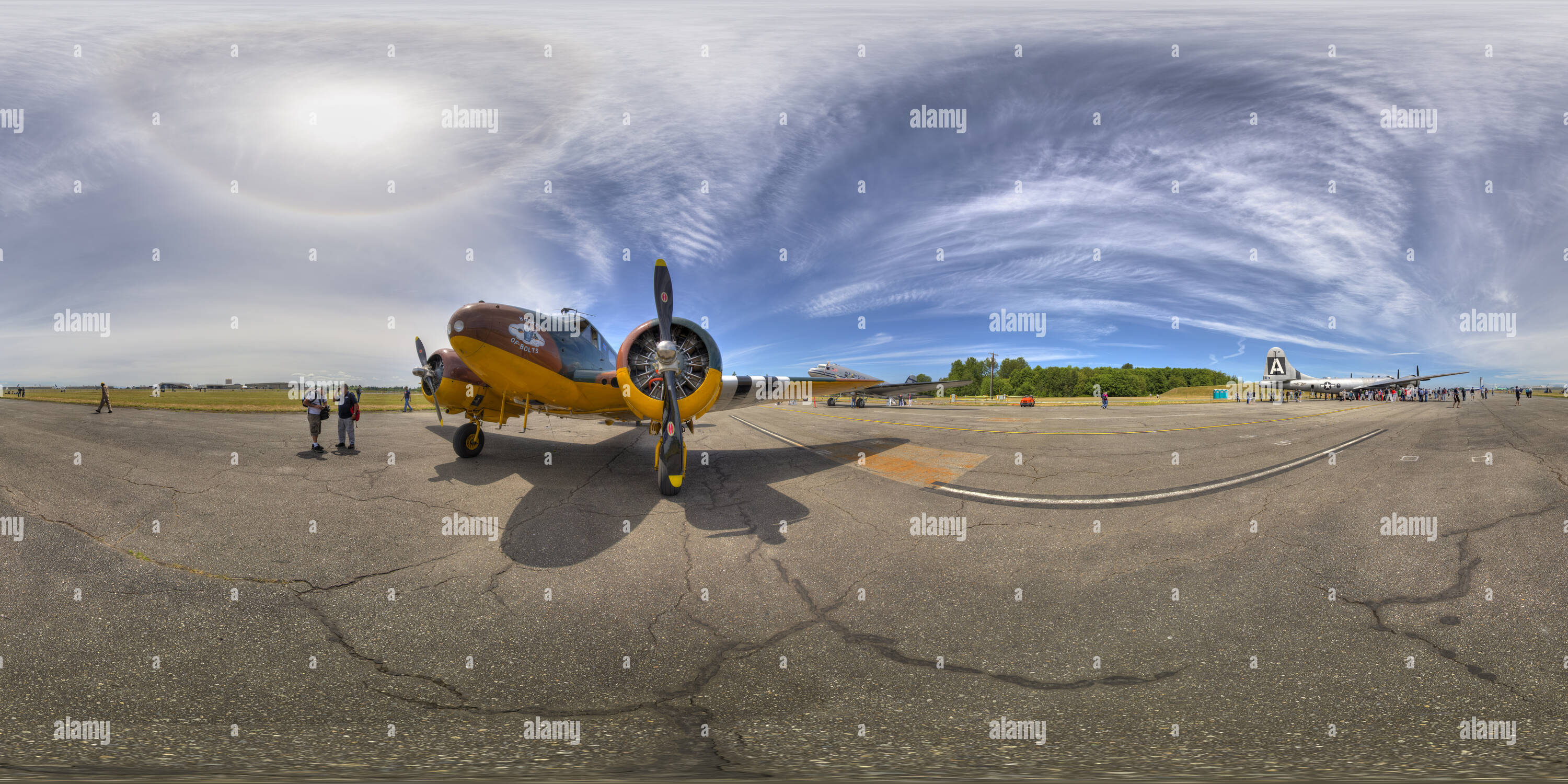 360° view of C-45 Bucket of Bolts, Historic Flight Foundation, Mukilteo ...
