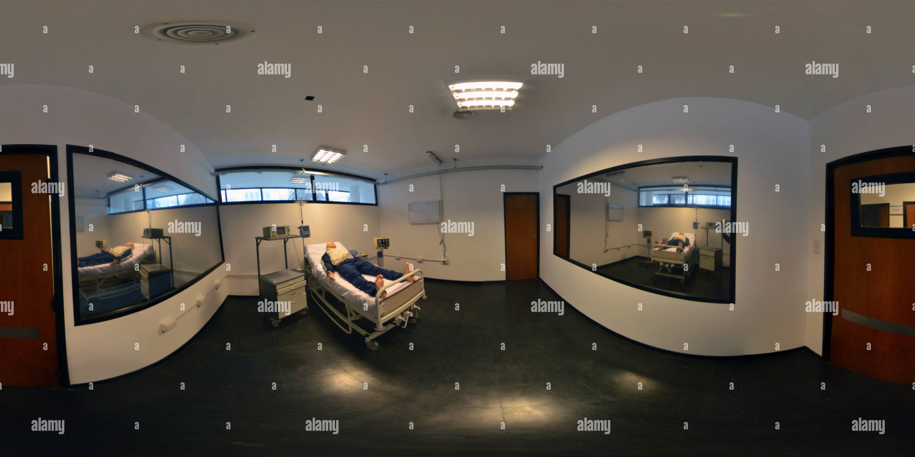 360° view of Medicine Simulation Hospital - Therapy - Alamy