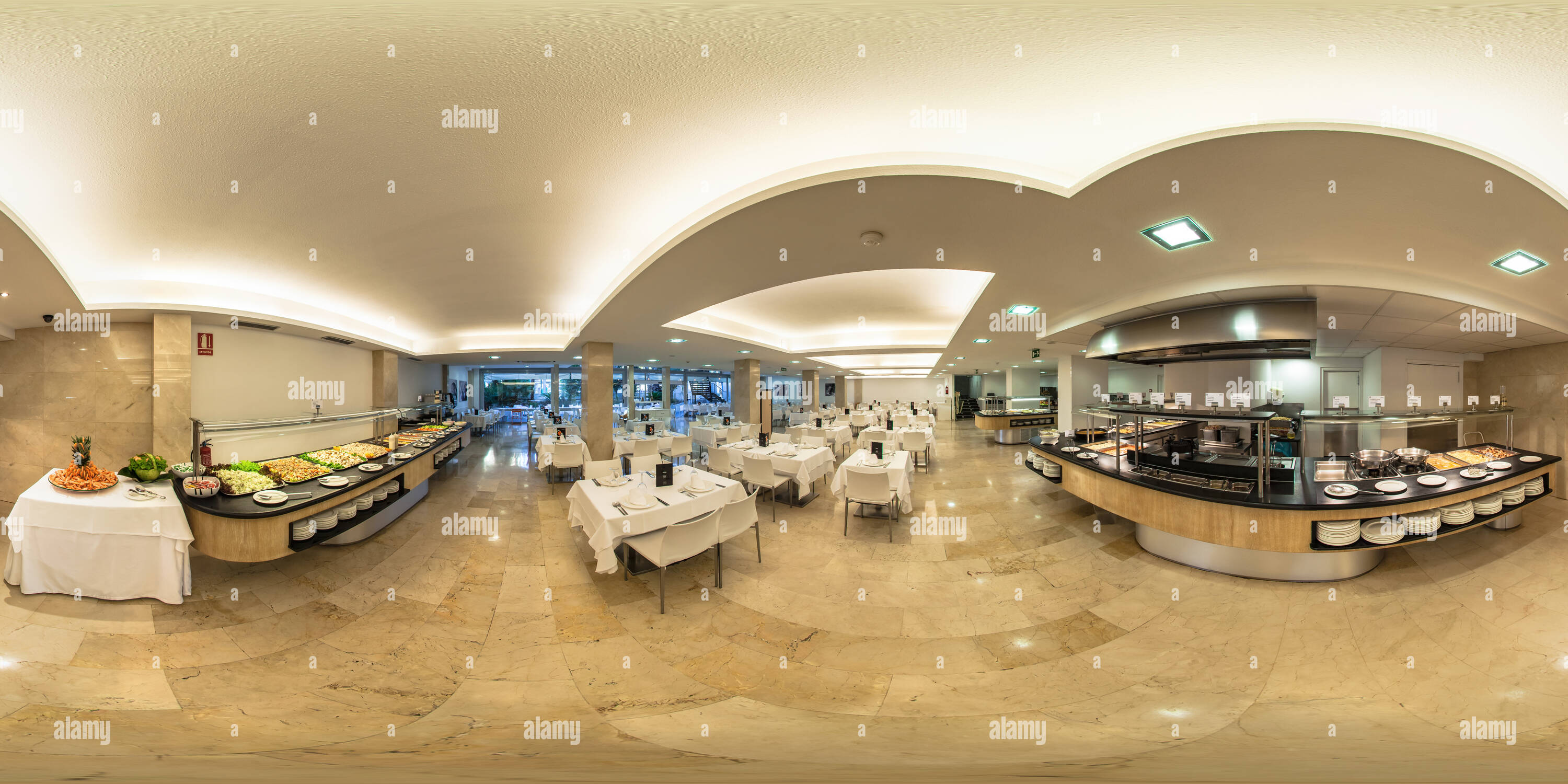 360° view of Restaurant - Self Service Area 3 - Hotel Belroy - Four ...