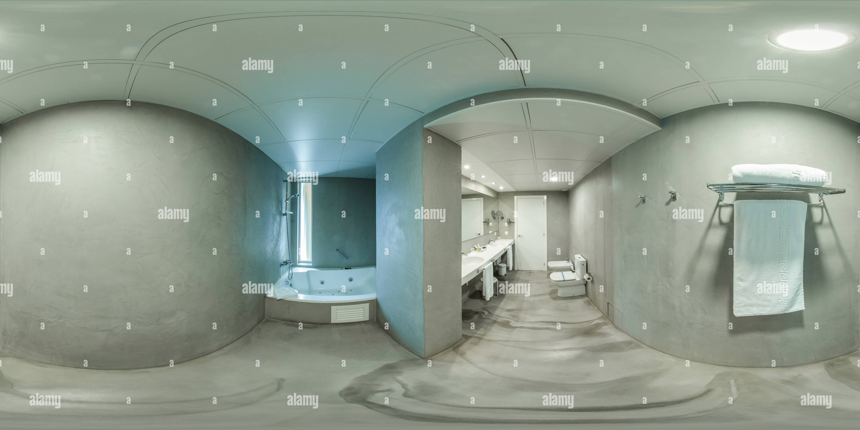 360° view of Superior Double Bedroom Bathroom - Hotel Belroy - Four ...