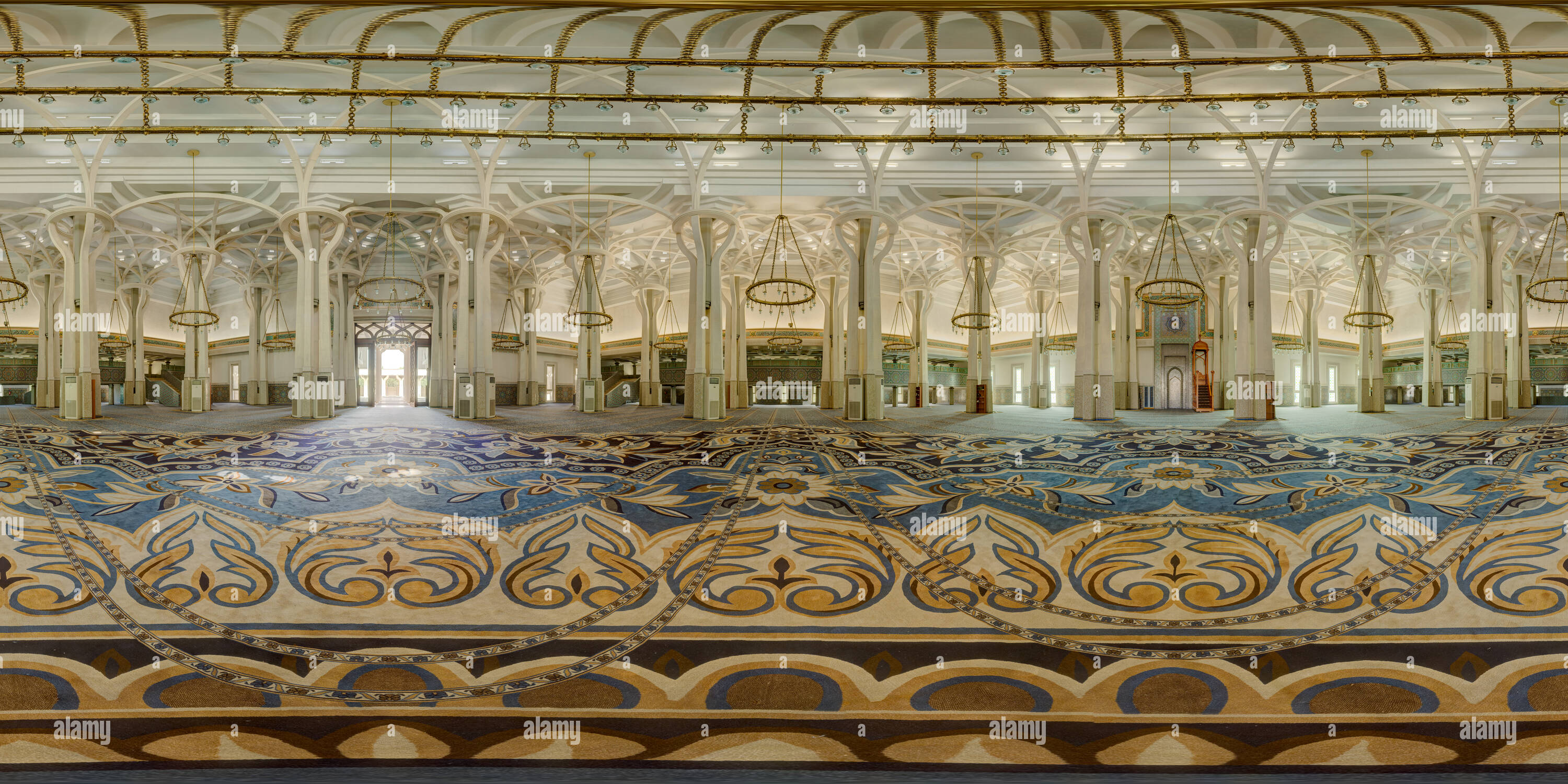 360° view of Mosque of Rome - Interior - Alamy