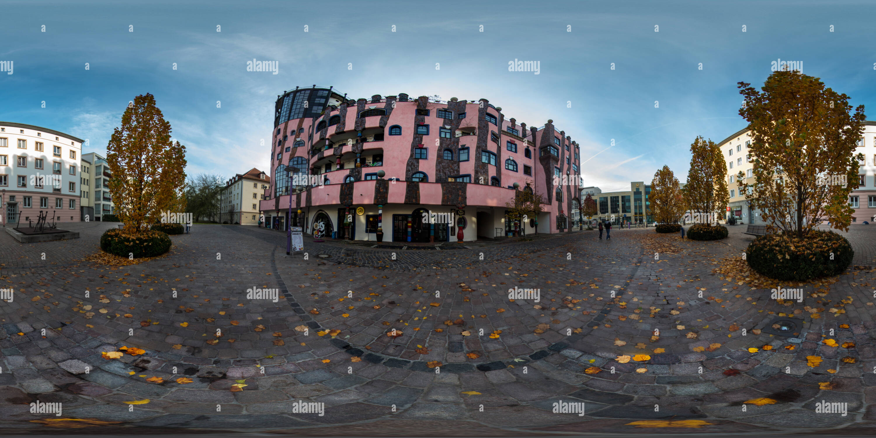 360° view of green citadel in Magdeburg - Alamy