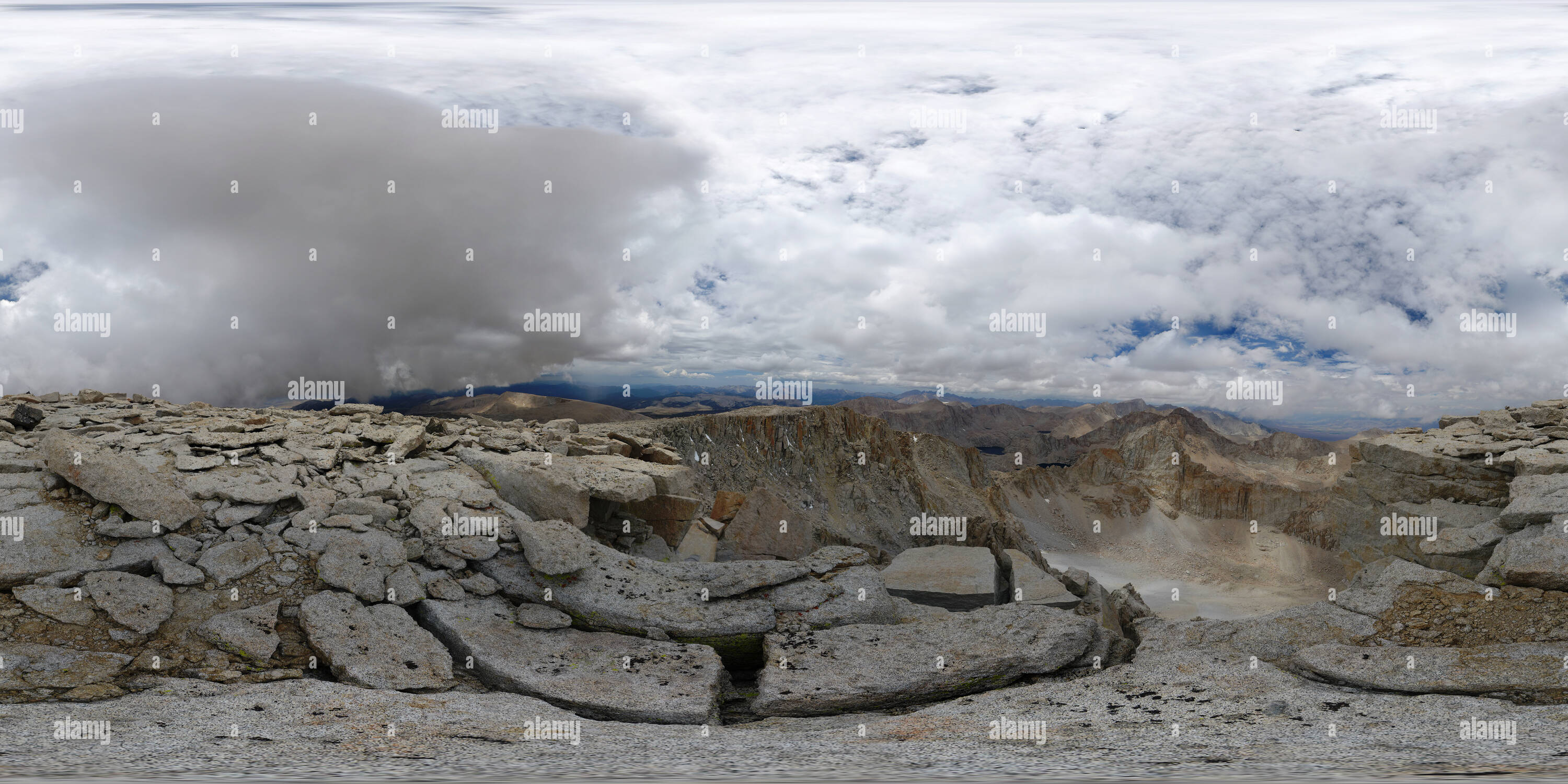 360° view of Mount Langley Summit - Alamy