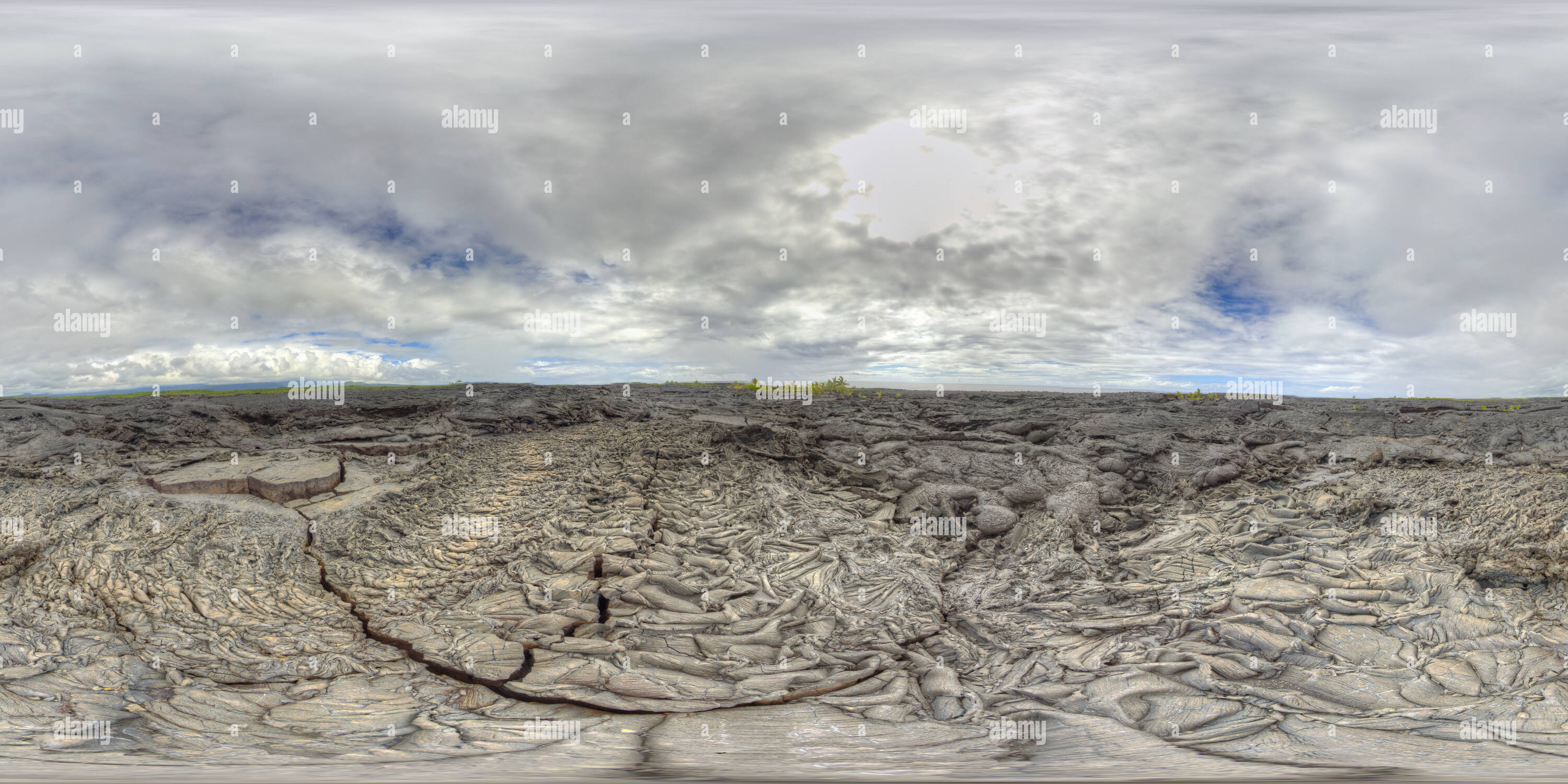 360° view of When lava piles up..... On the lava fields of Savai'i ...