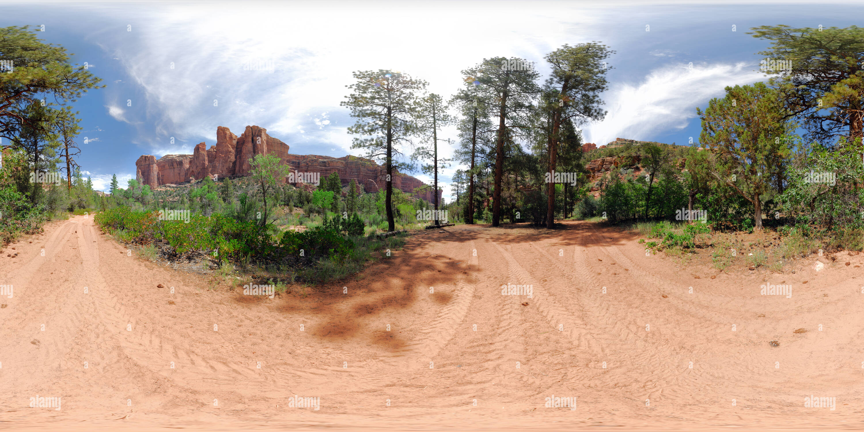 360° view of Arch Canyon, Trail End, San Juan County, Utah, USA - Alamy