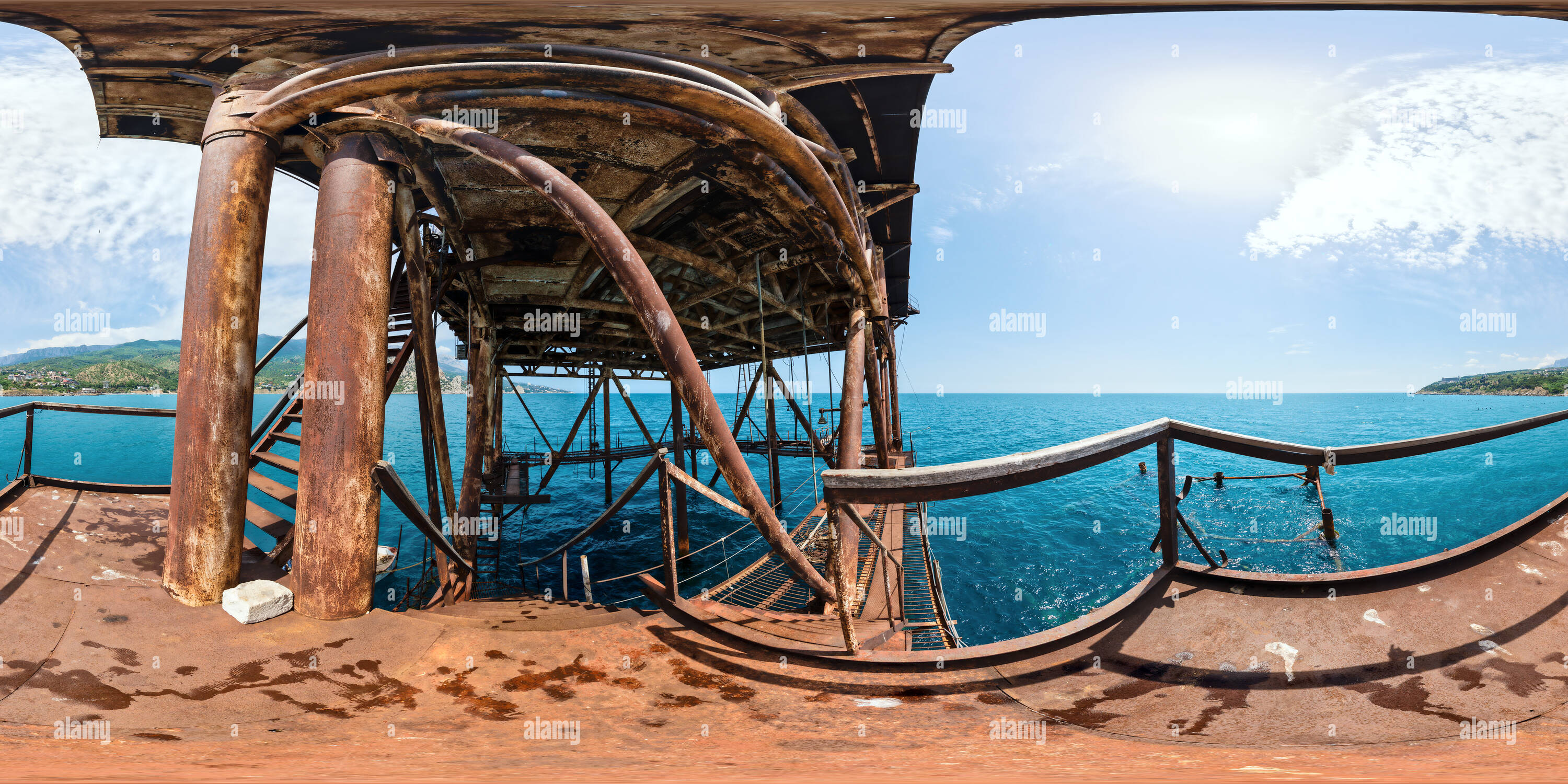 360° view of Marine Scientific Platform - 01 - Alamy