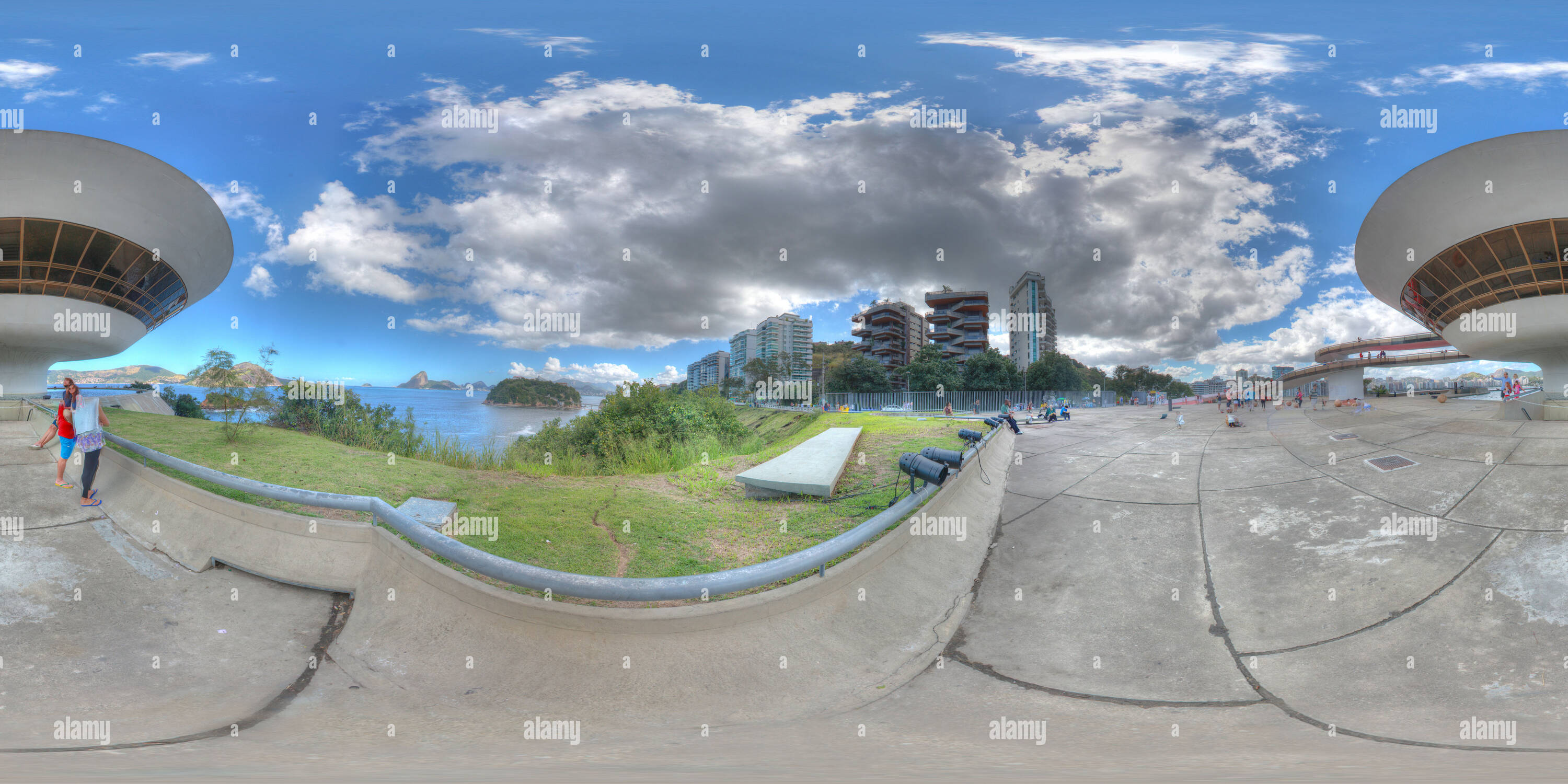 360° view of MAC Niteroi HDR - Alamy