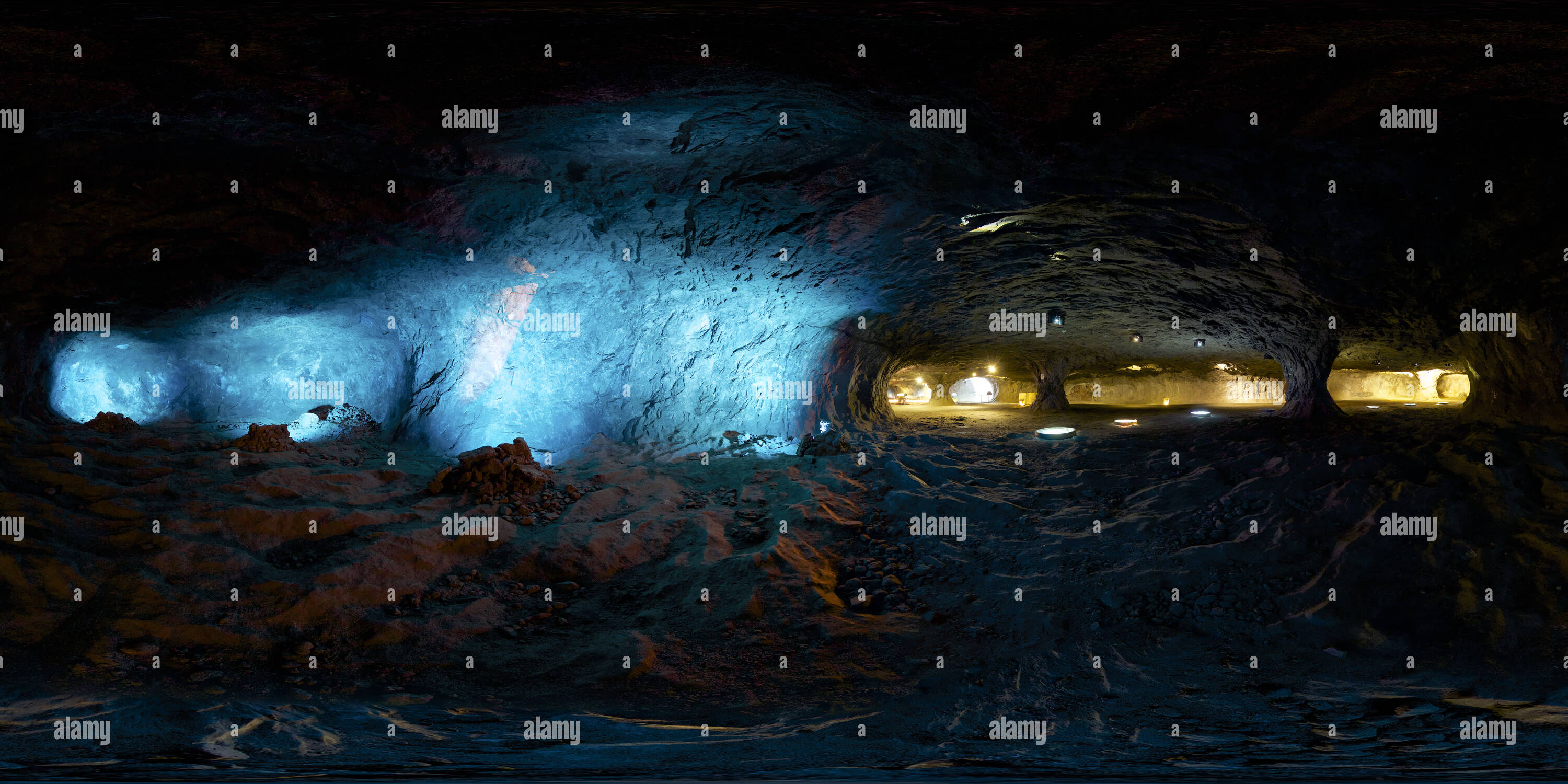 360° view of Salt Mines, In Bex, Switzerland - Alamy