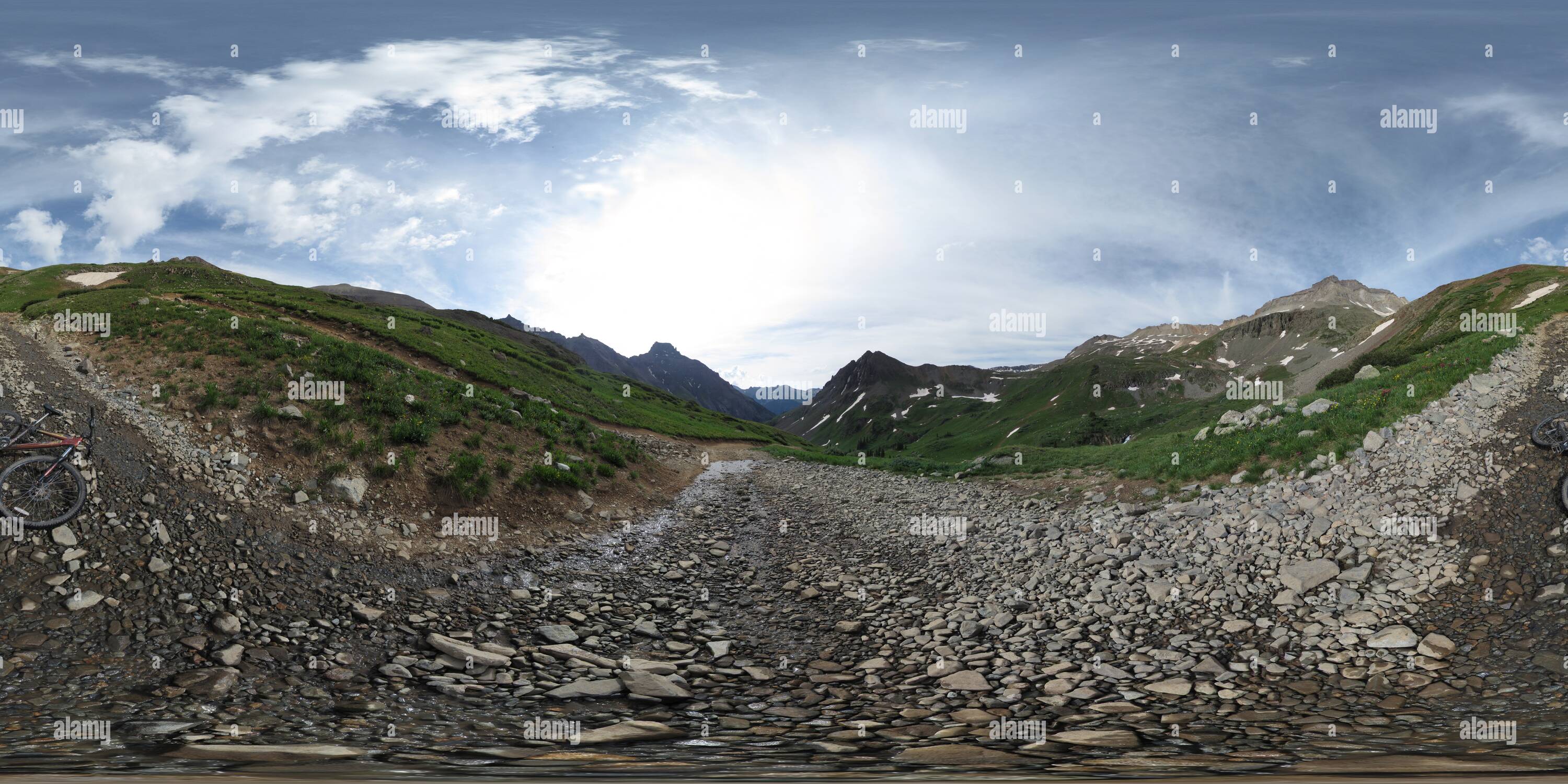 360° view of Yankee Boy Basin Road [1] - Alamy