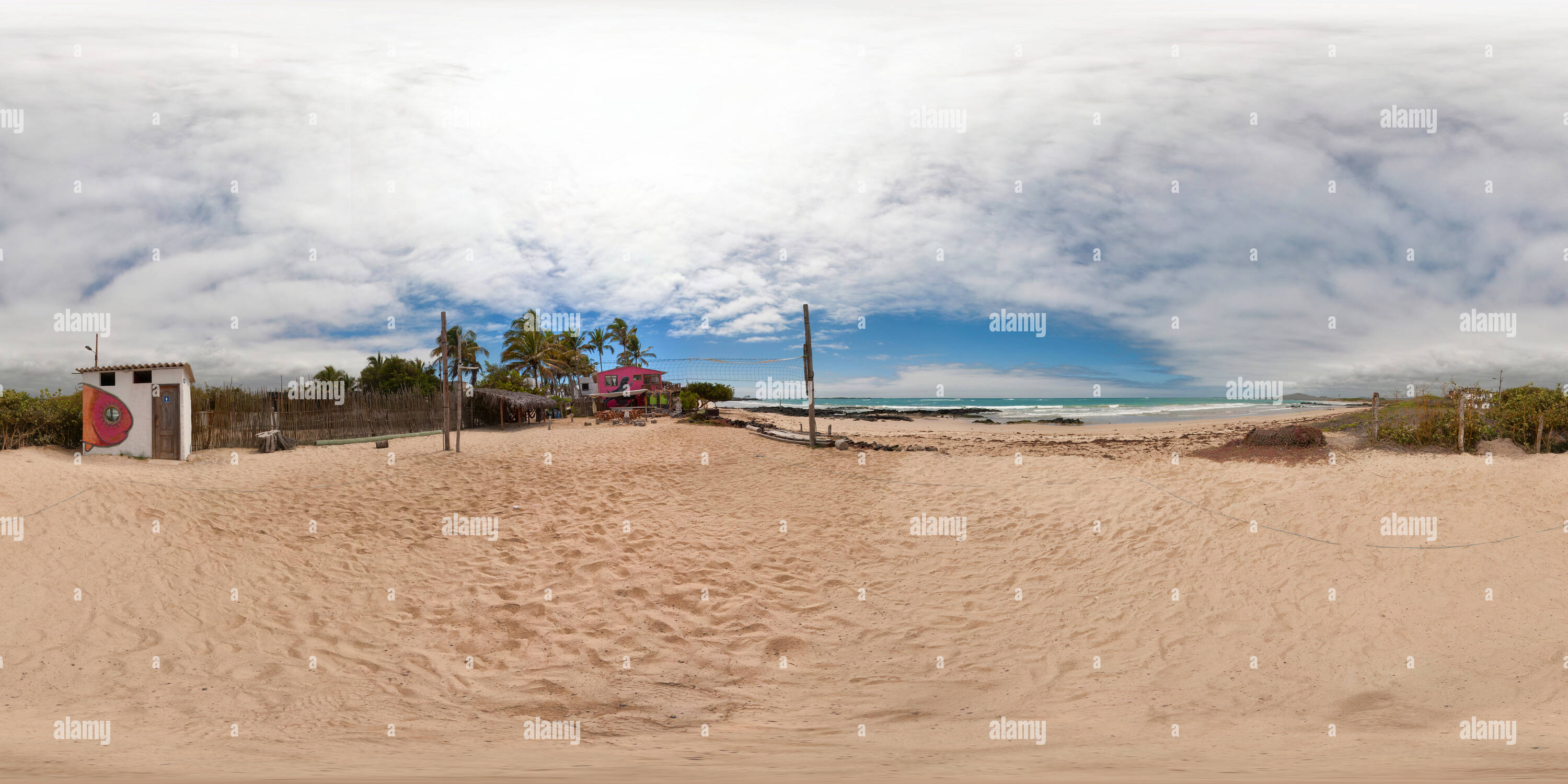 360° view of Isla Isabela - Casa Rosada - Alamy