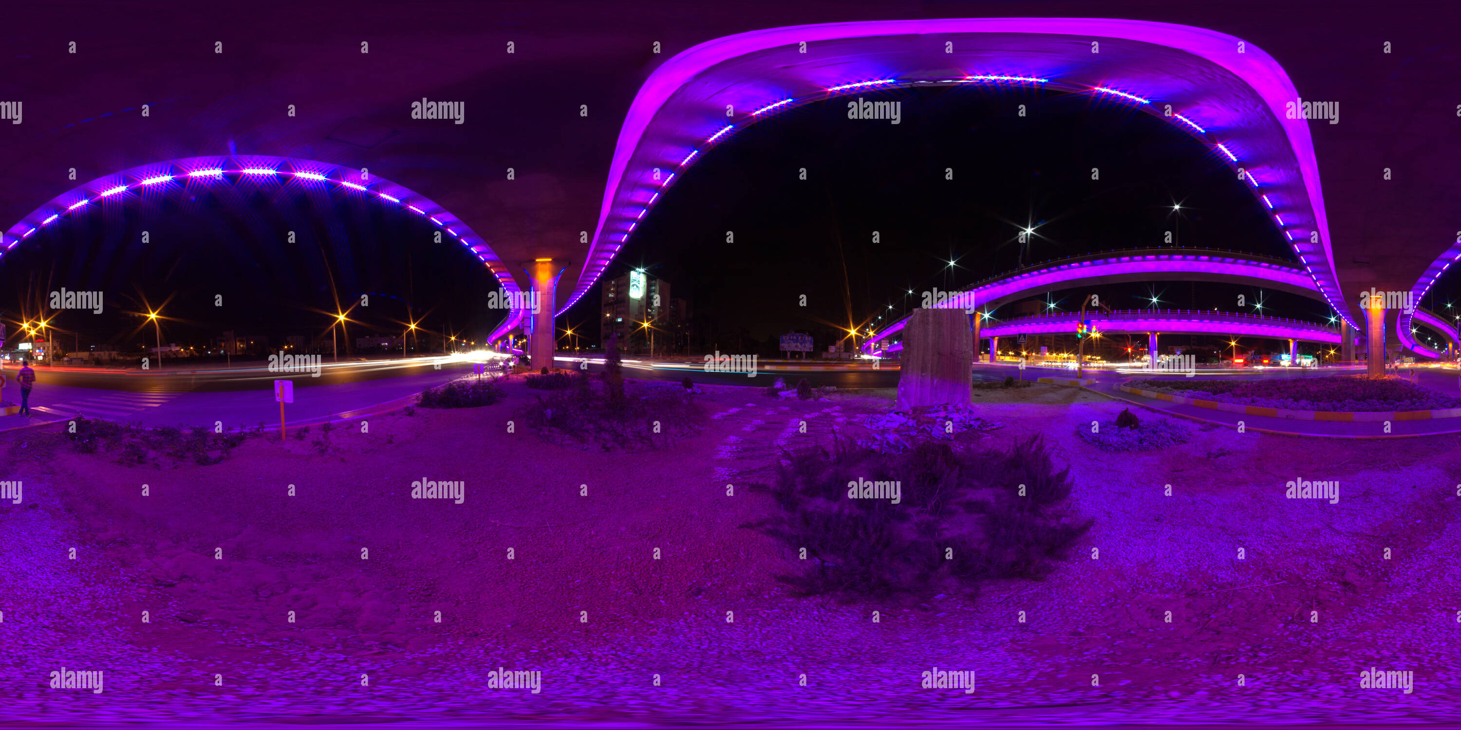 360° view of Moali Abad Bridge - Shiraz - IRAN - Alamy
