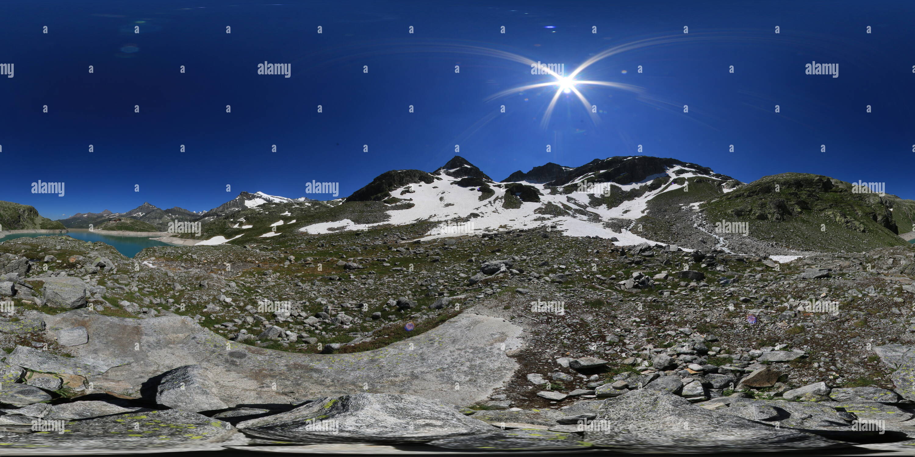 360° view of Uttendorf Weibsee 4 - Alamy