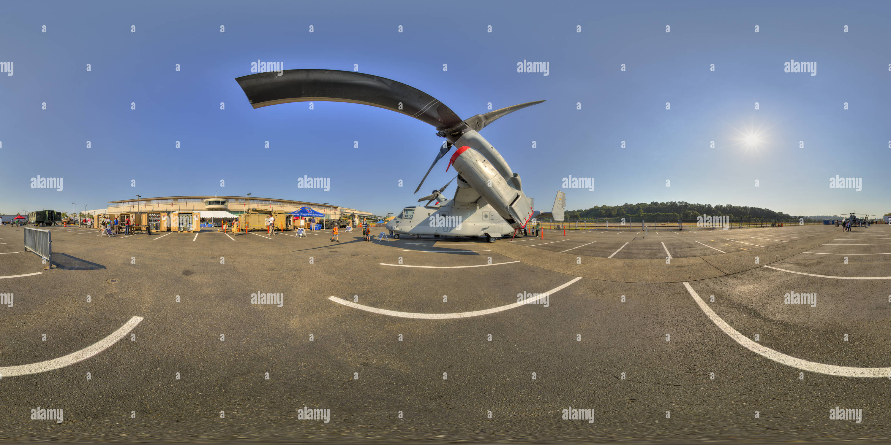 360° view of MV-22 Osprey, Port Side Profile, The Museum of Flight ...
