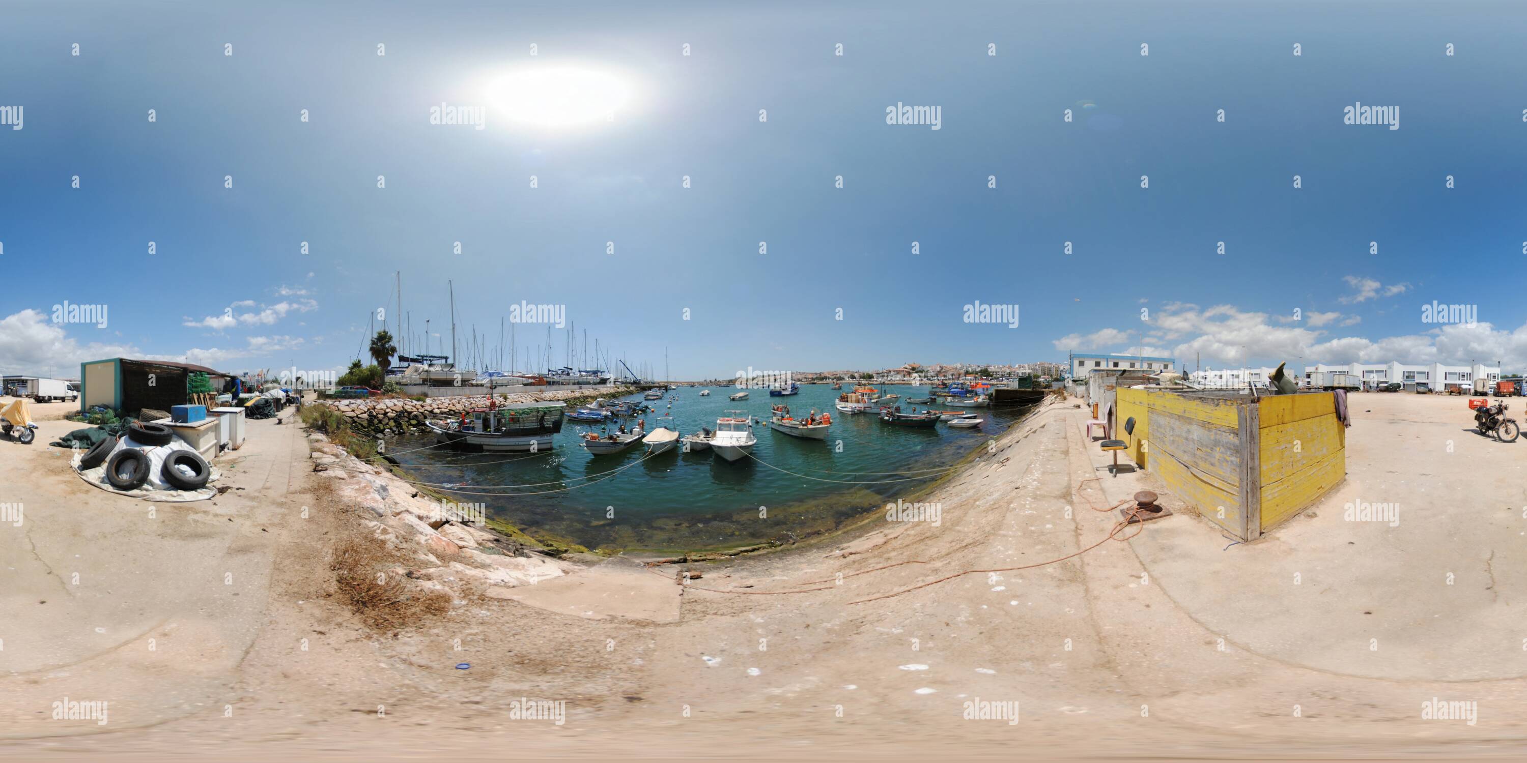 360° view of Fishing Port, Lagos - Alamy