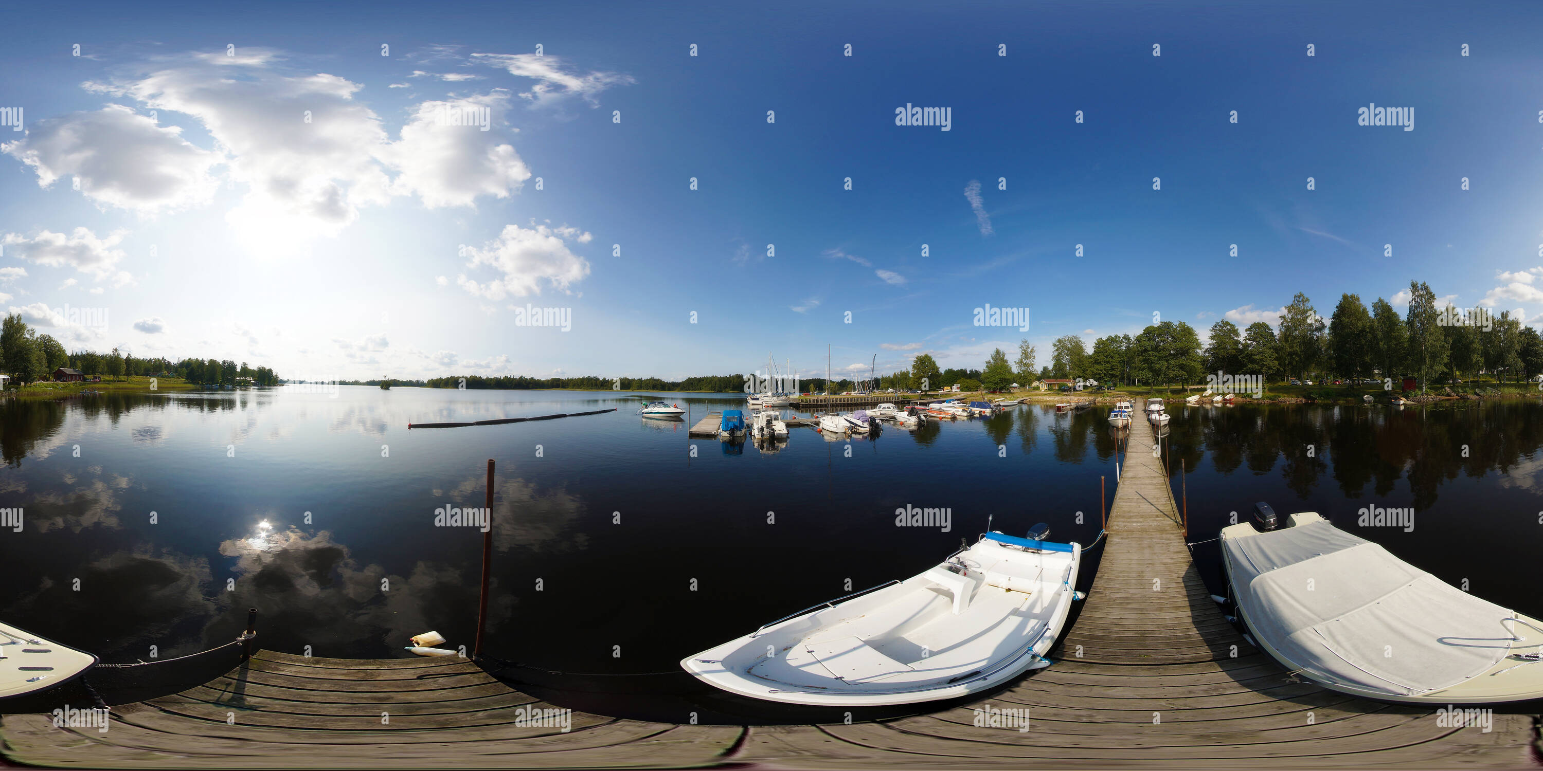 360° view of Port of Bolmen - Alamy