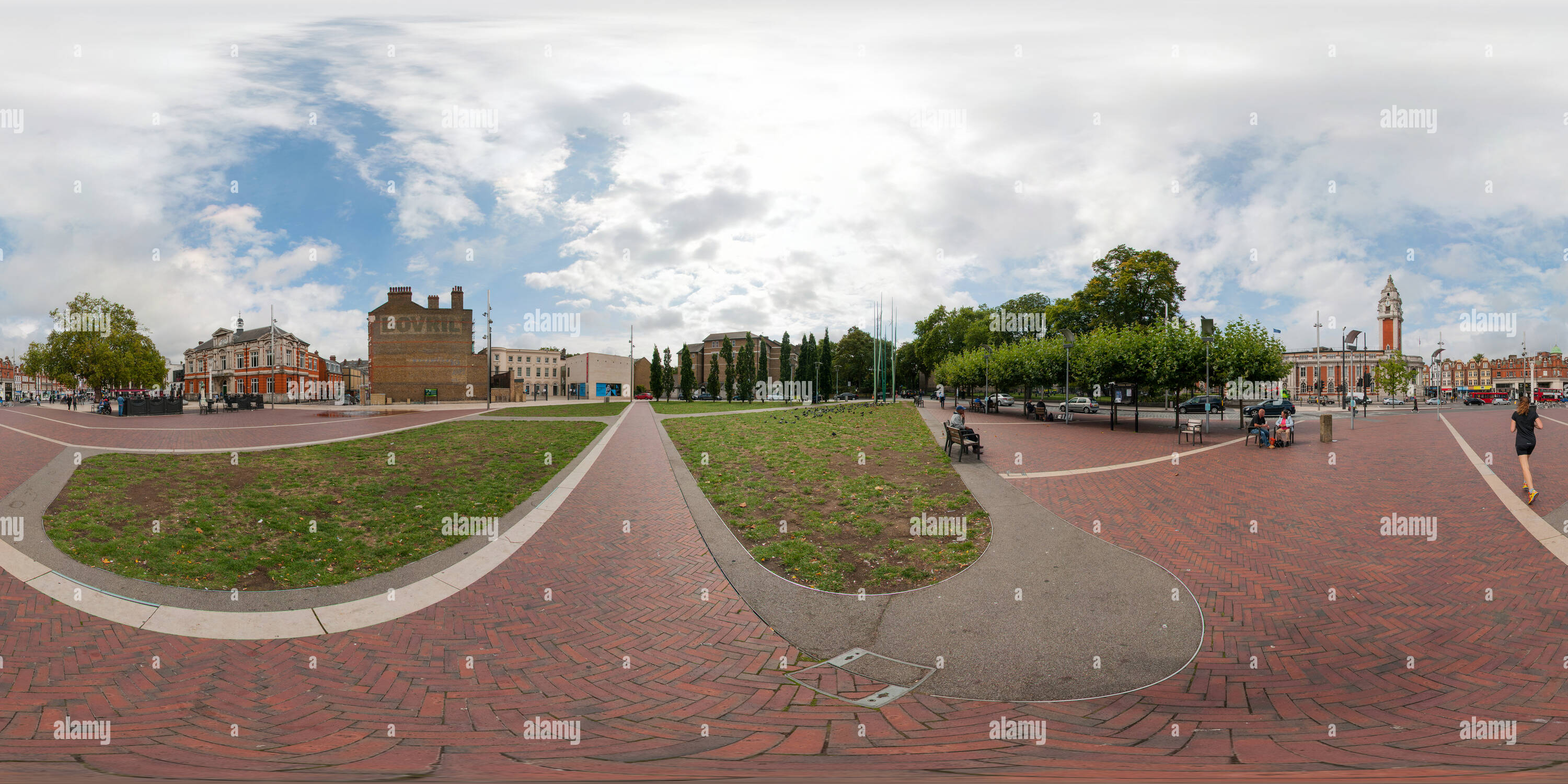 360° view of Windrush Square, Brixton, London - Alamy