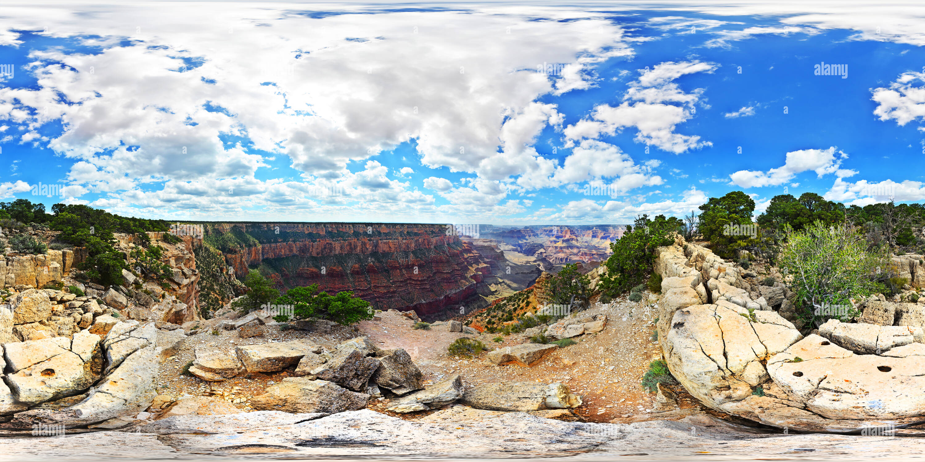 360° view of Grand Canyon Yaki Point, Beautiful View - Alamy