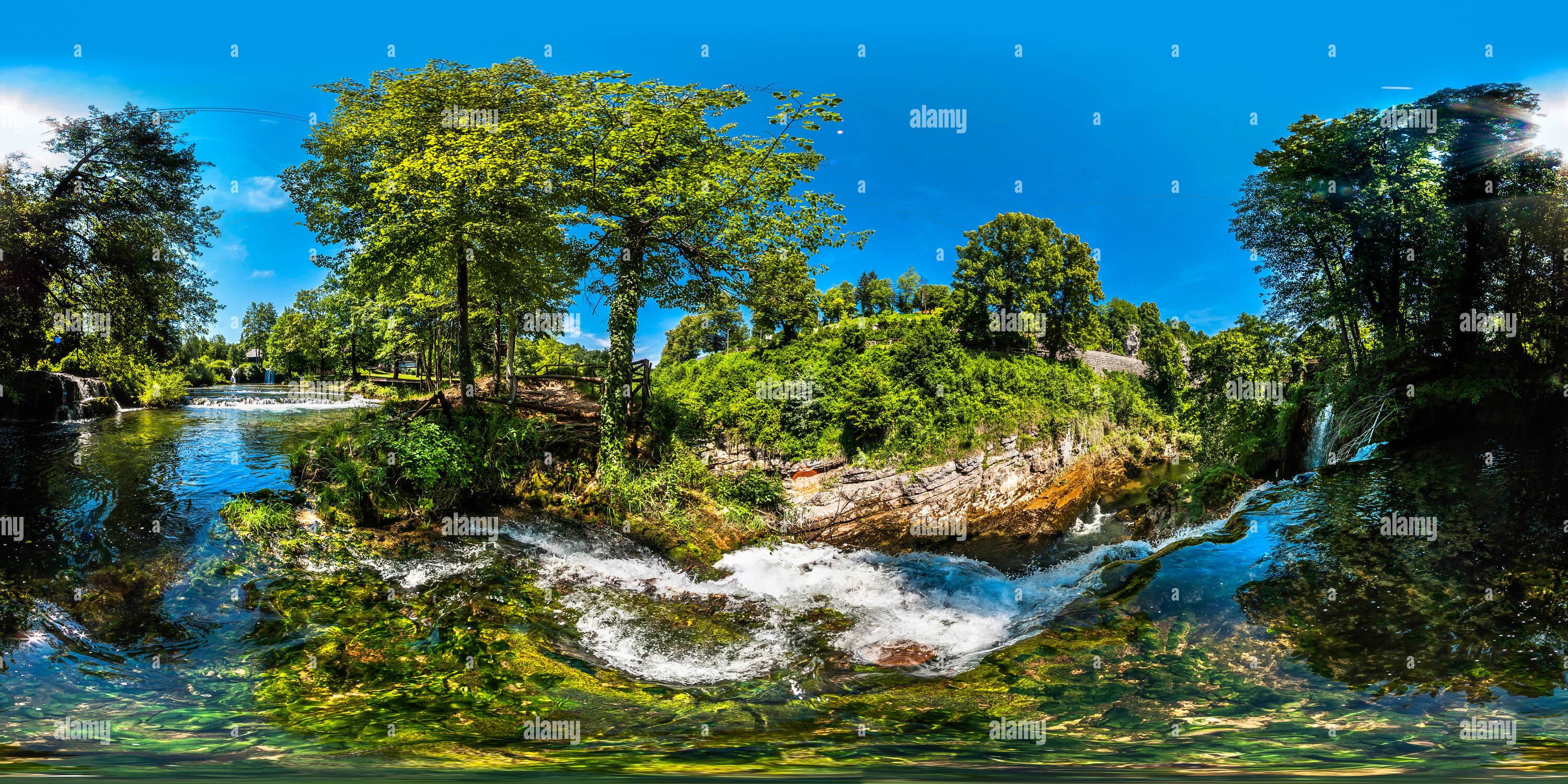 360° view of Magic of Rastoke, 2013 - Alamy