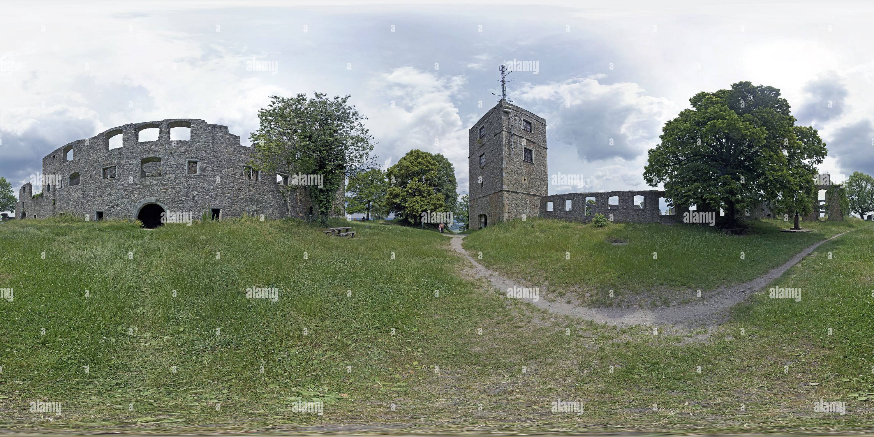 Hohentwiel fortress ruins hi-res stock photography and images - Alamy